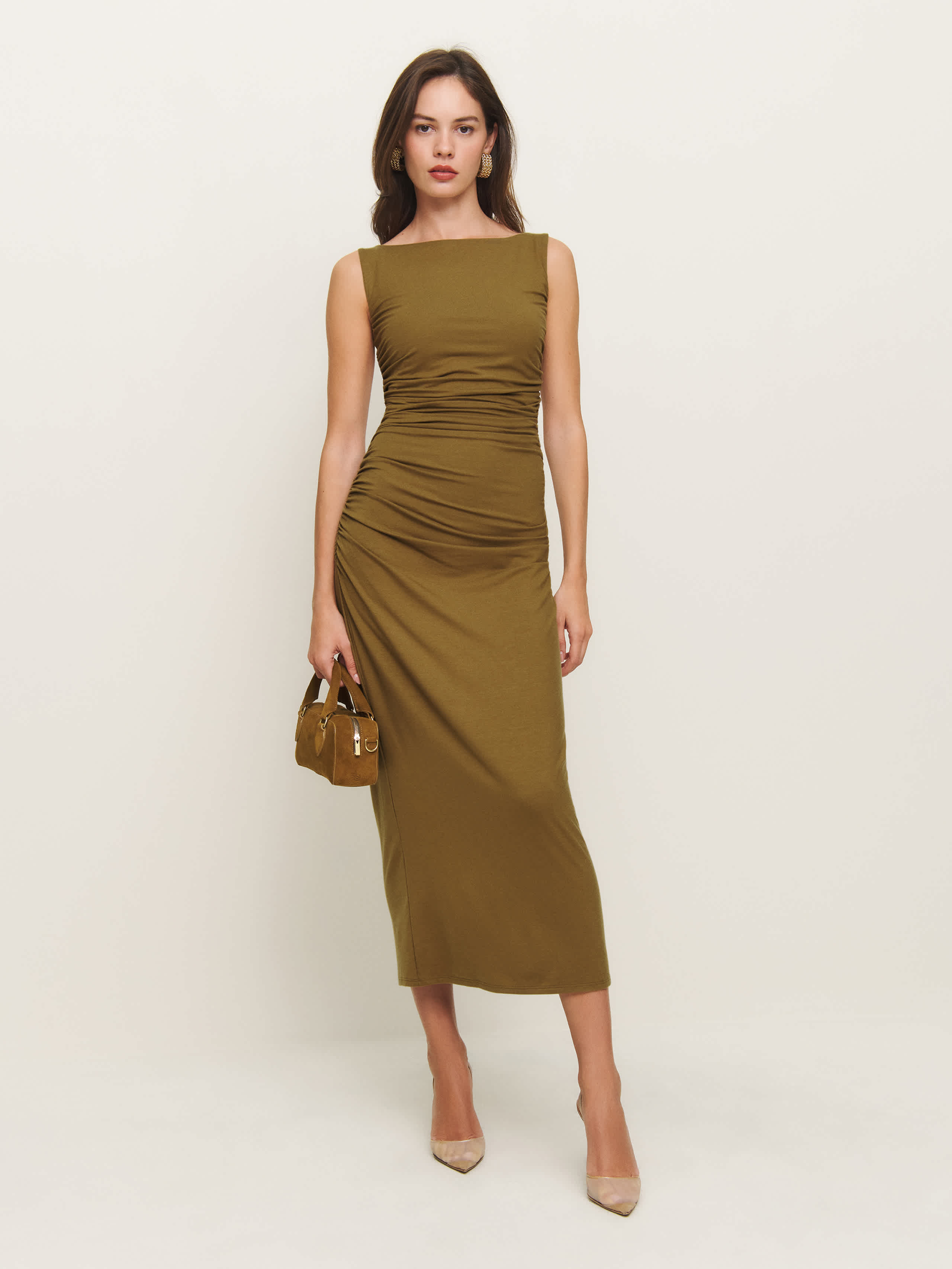 brown cable knit dress Cable Knit Midi Dress