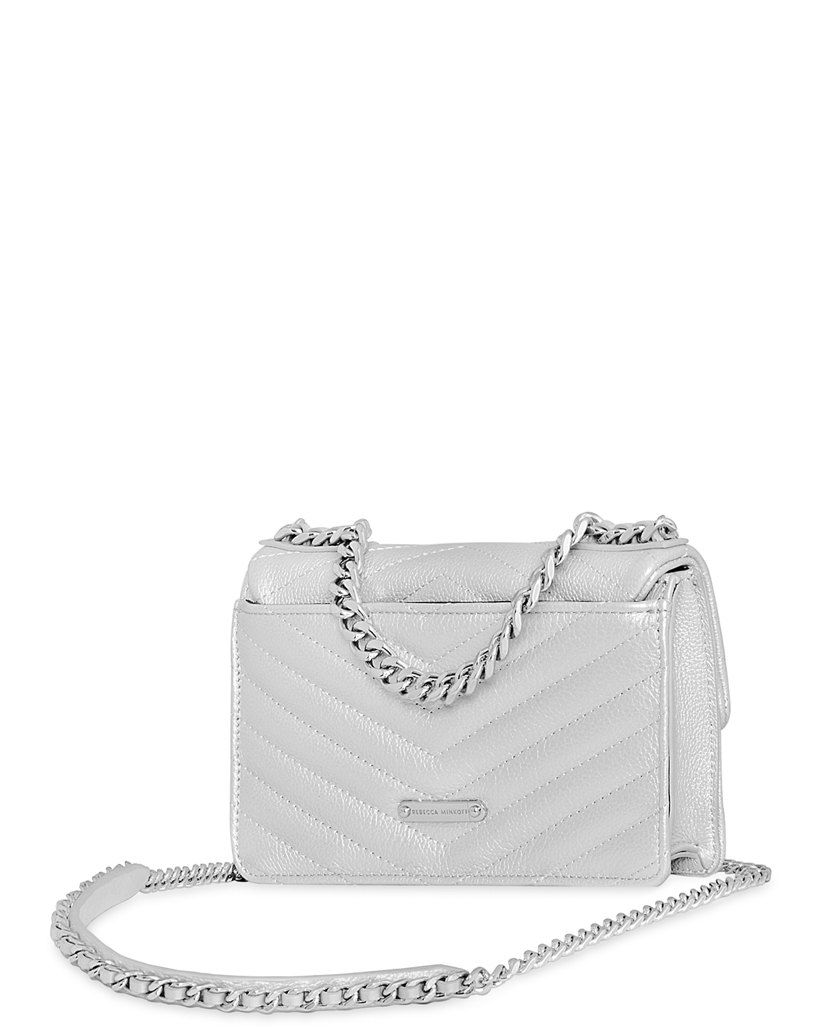 レベッカミンコフ　Edie Crossbody Bag シルバー　新品 Rebecca Minkoff Edie Crossbody in Metallic | Lyst