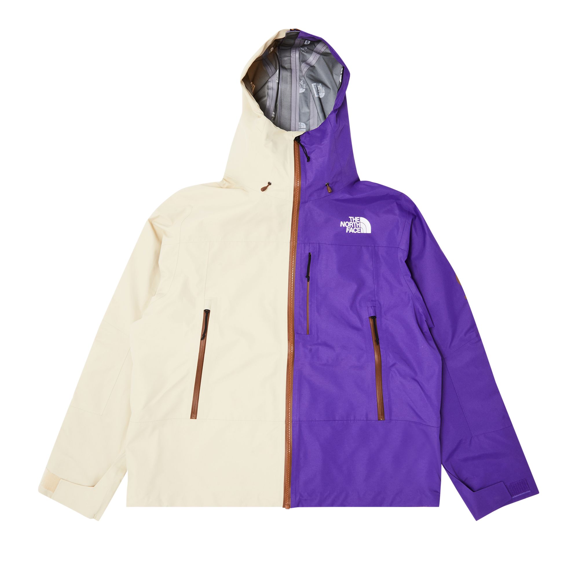Supreme X The North Face Tape Seam Shell Jacket - Brown | Editorialist