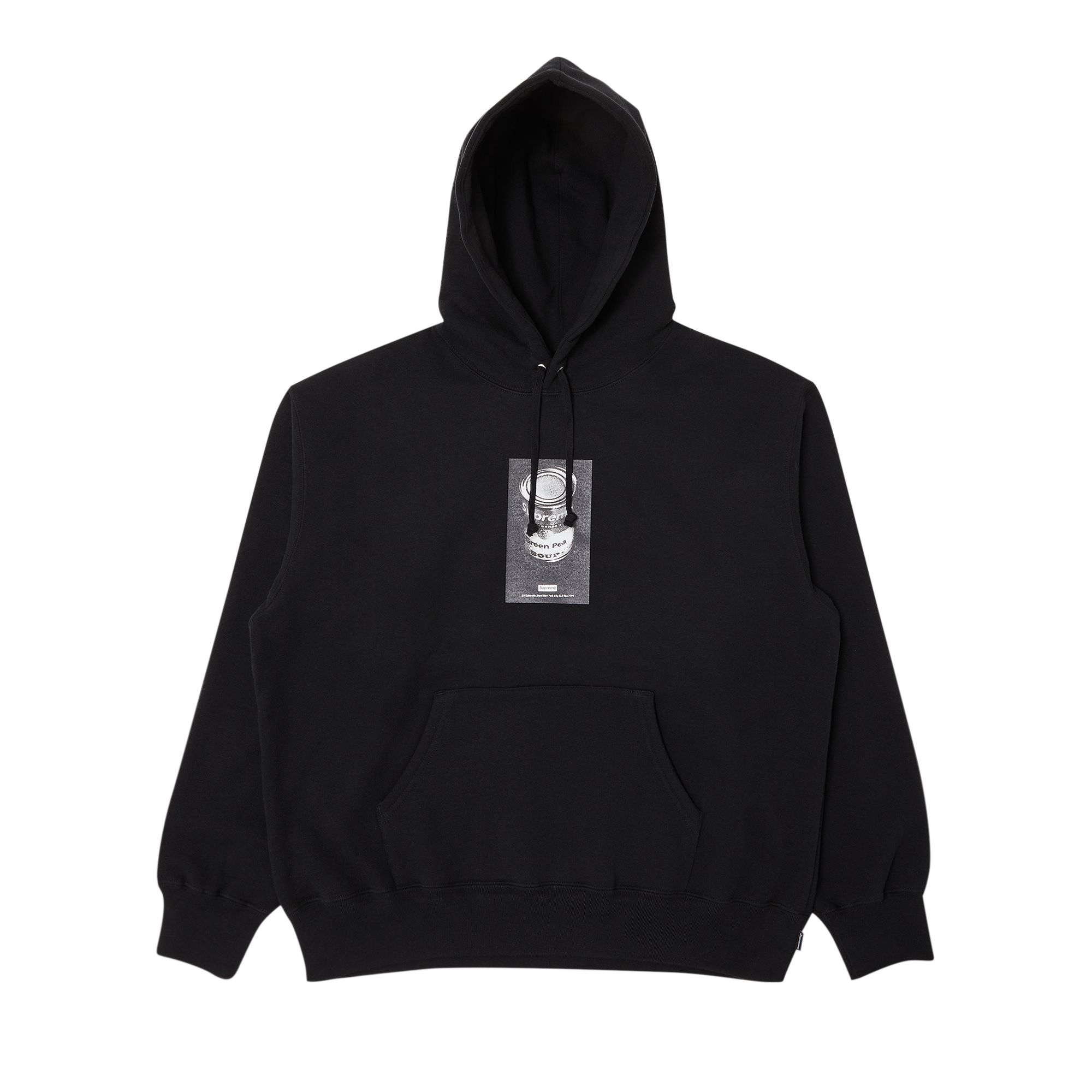 Supreme Soup Can Hooded Sweatshirt - Black | Editorialist