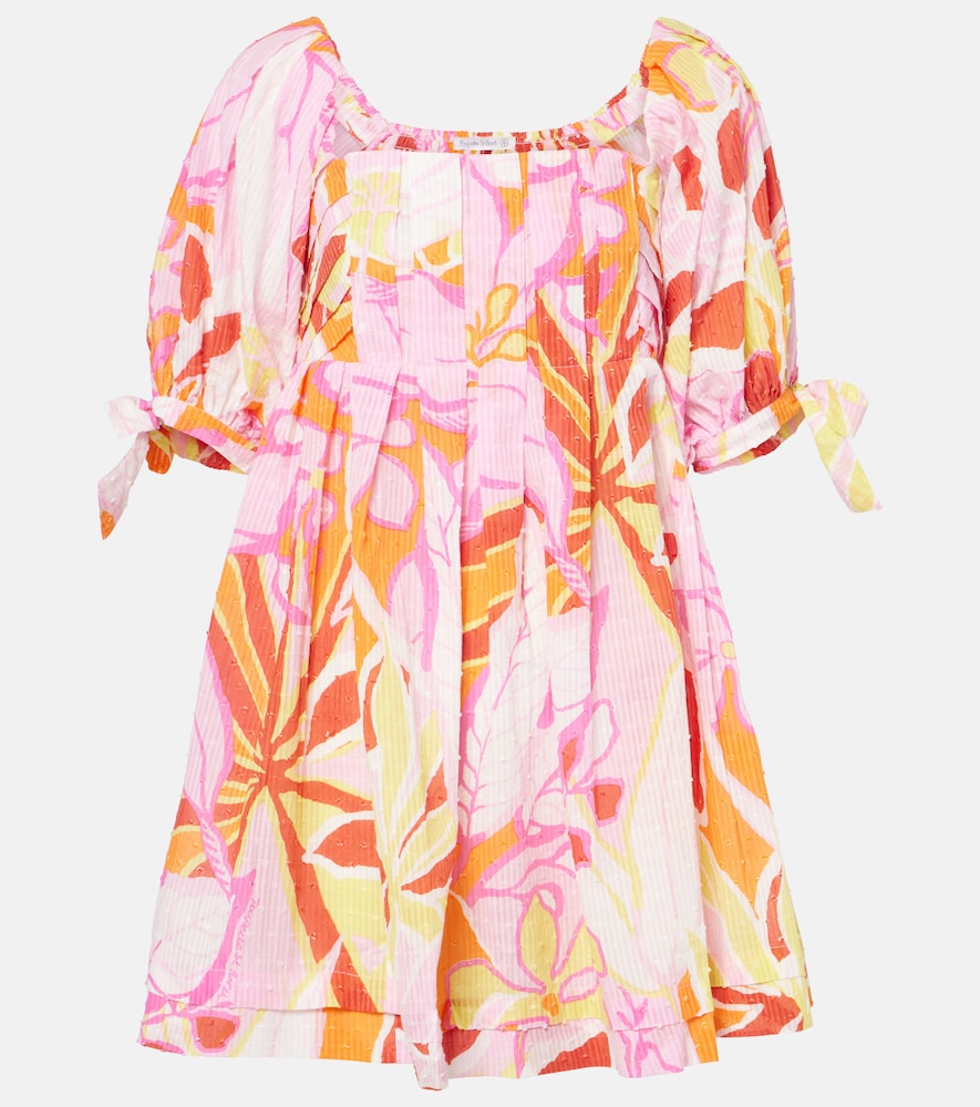 POUPETTE ST BARTH Poupette St Barth Catalina Printed Cotton Mini Dress