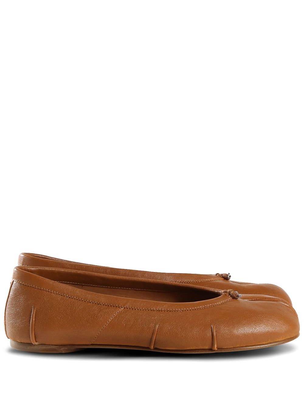 Maison Margiela Tabi Ballet Flats In Brown 26% Off Editorialist