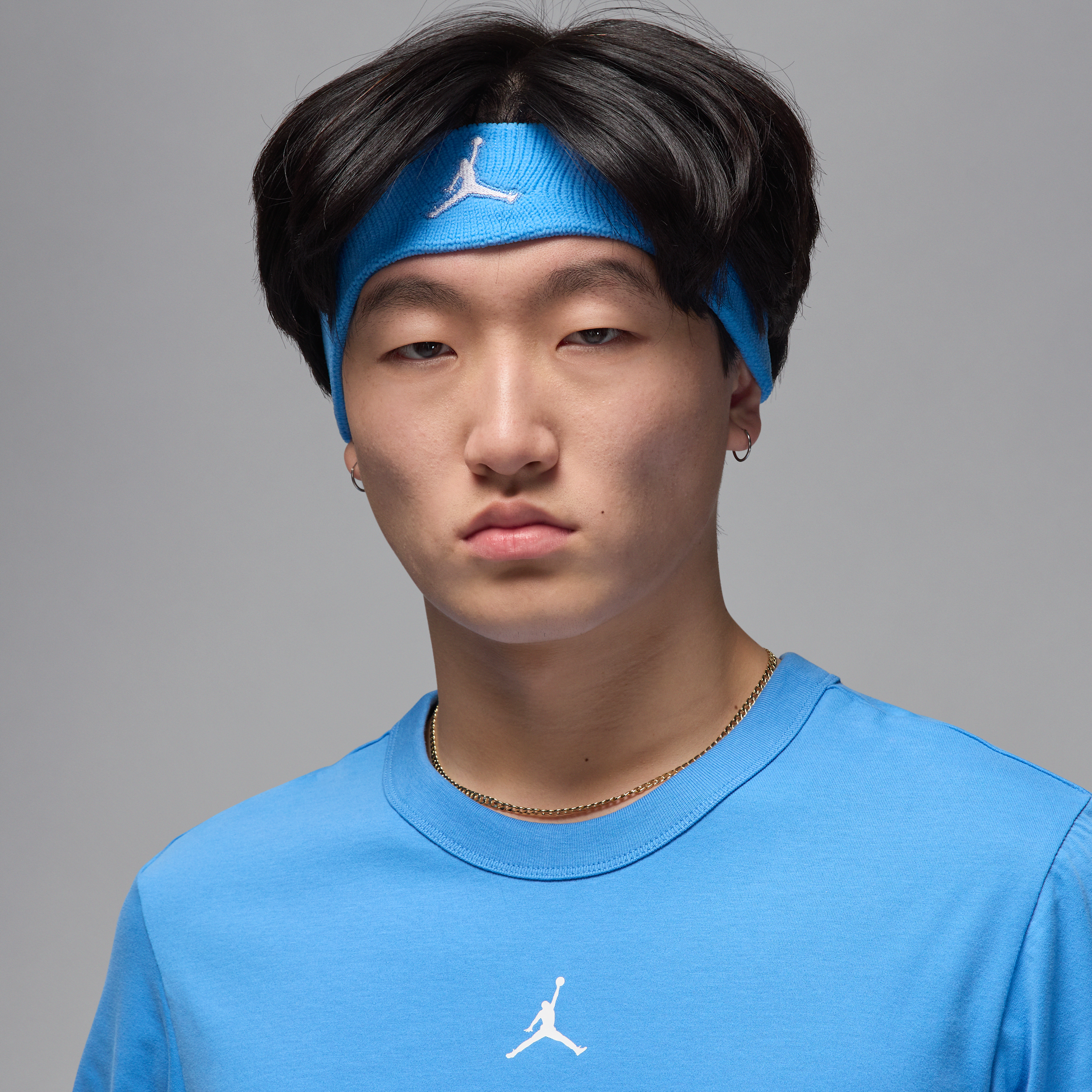 Jordan Dri-Fit Jumpman Headband - Blue - 34% Off | Editorialist
