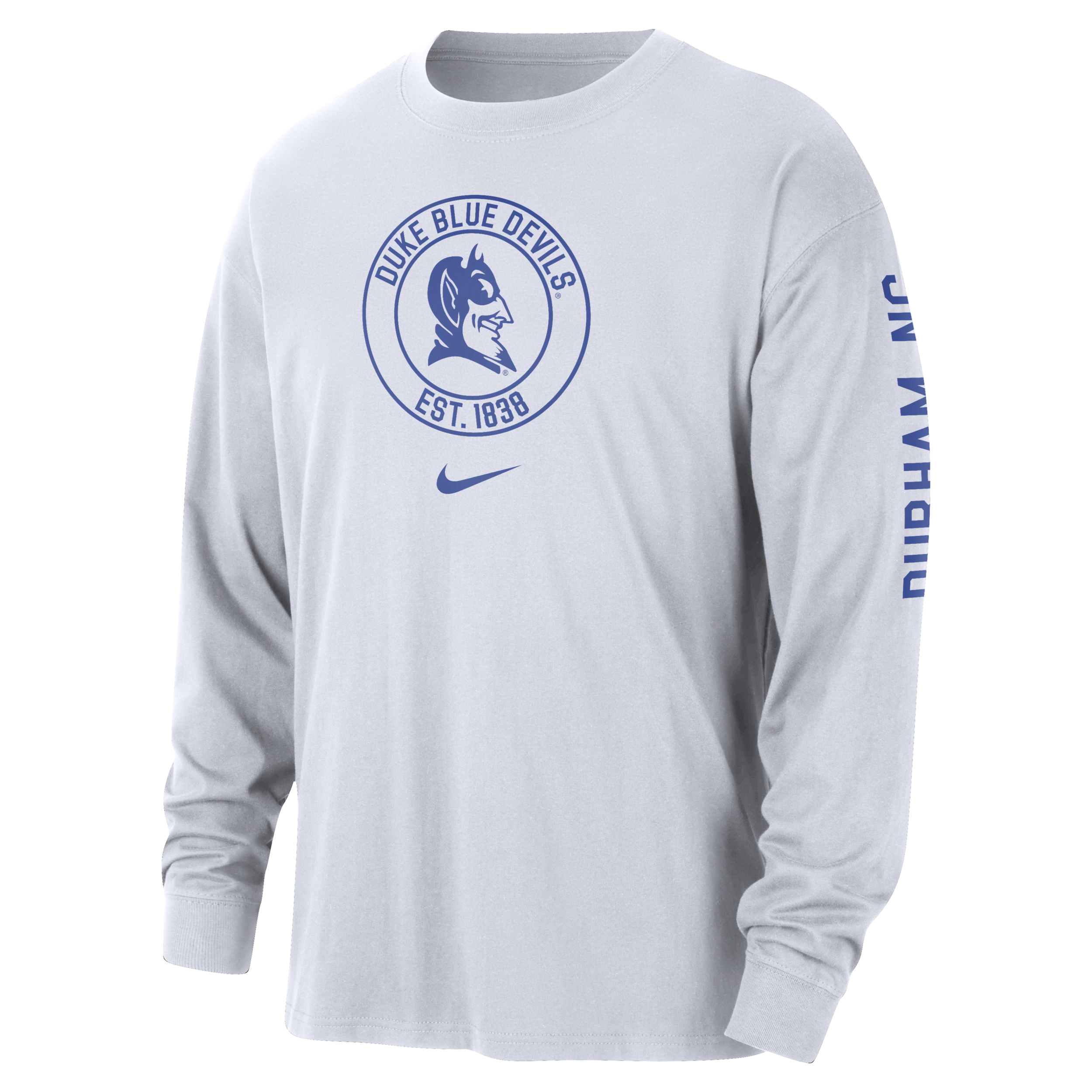 duke nike long sleeve shirt