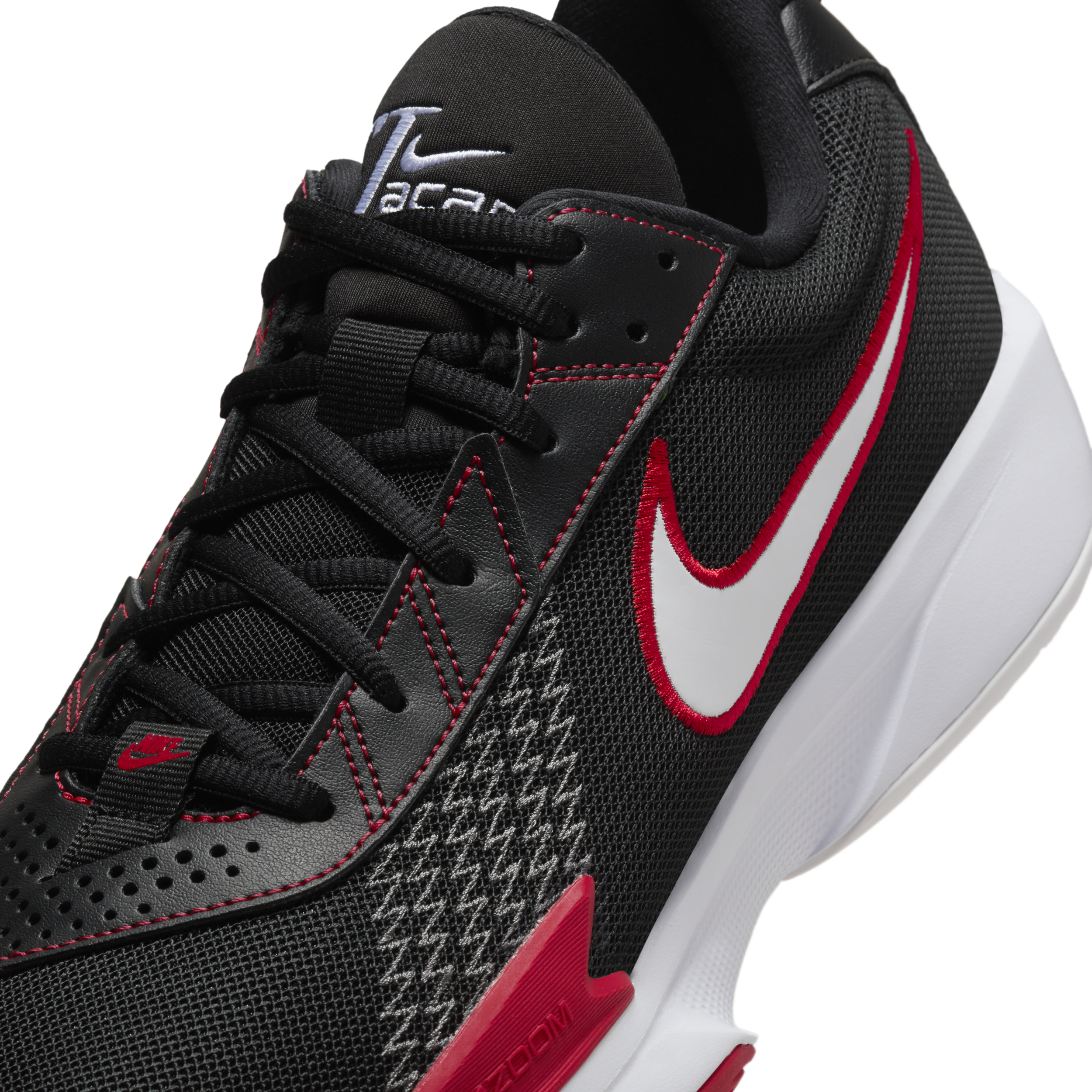 Nike Air Zoom GT Cut Academy EP Men\'s US 11 Basketball Shoes Black Red Men main image 2