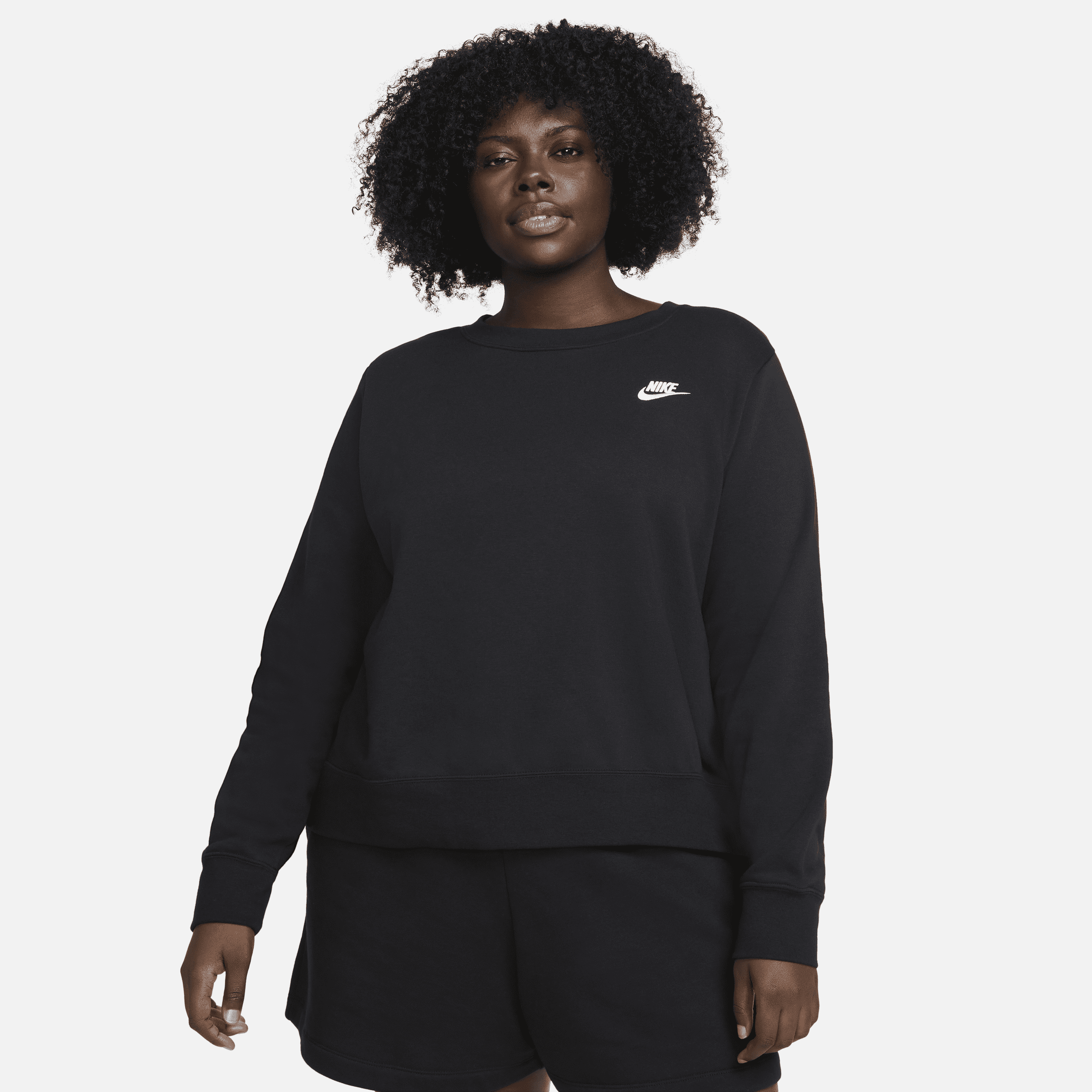 black nike crew neck womens