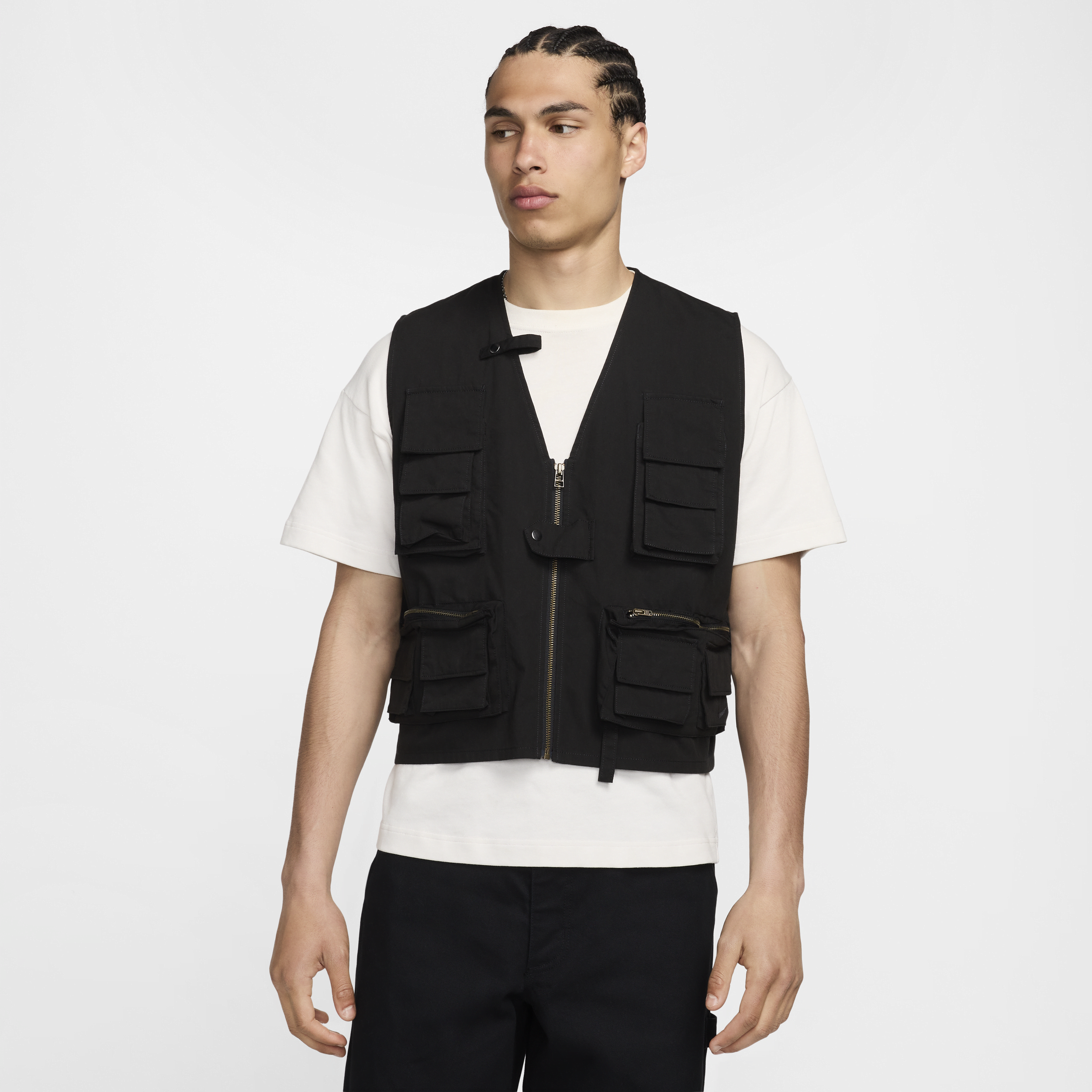 Nike Life Utility Vest In Black - 30% Off | Editorialist