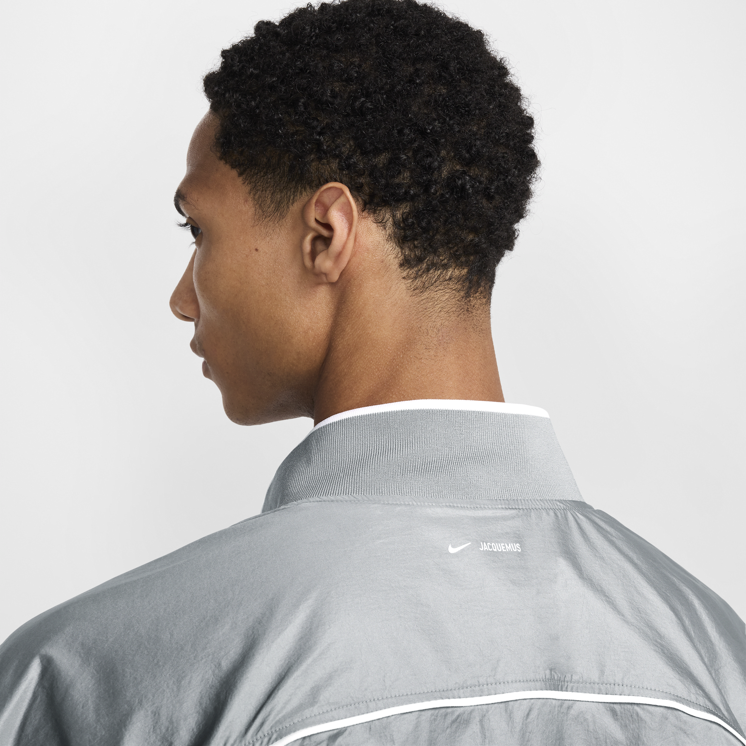 Nike X Jacquemus Track Jacket - Grey | Editorialist