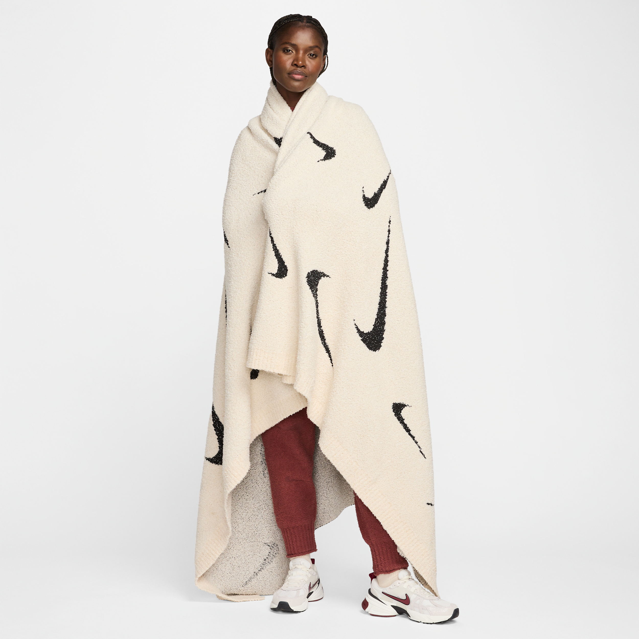 Nike Sportswear Phoenix Cozy Bouclã© Oversized Knit Blanket