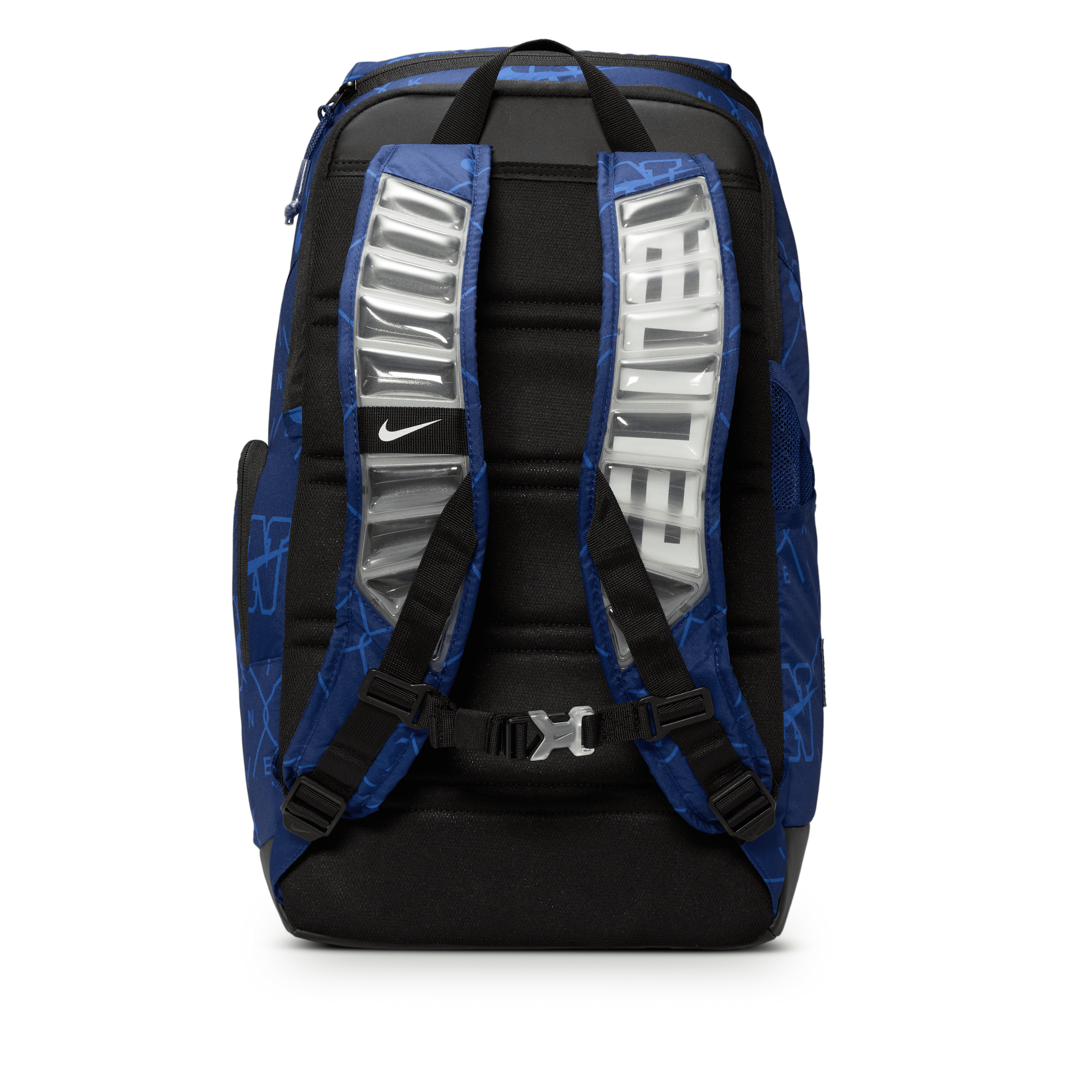 nike basketball backpack bubble straps "Take Your Shot" Hoops Elite Take your hoops game to the next level Nike Elite Backpack with Black