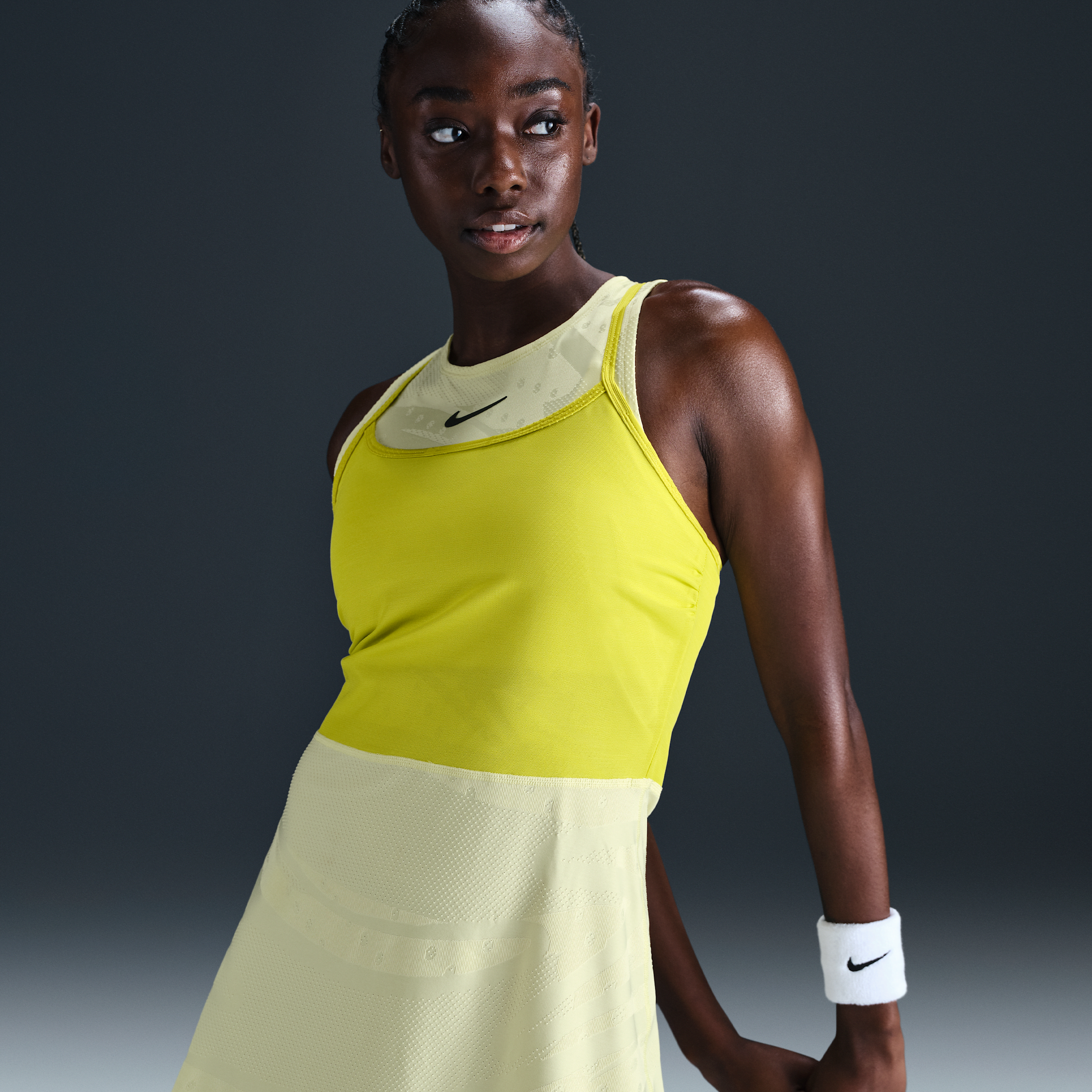 Nike Court Slam Dri-Fit Tennis Dress In Green - 25% Off | Editorialist