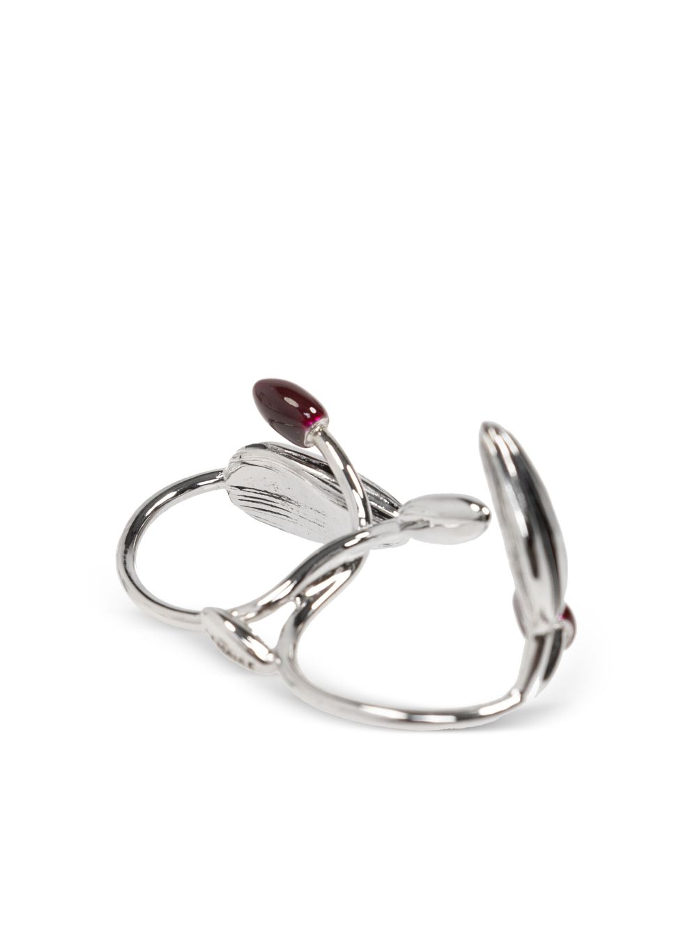 Buy LEMAIRE Girasol Double Ring - Silver At 29% Off | Editorialist