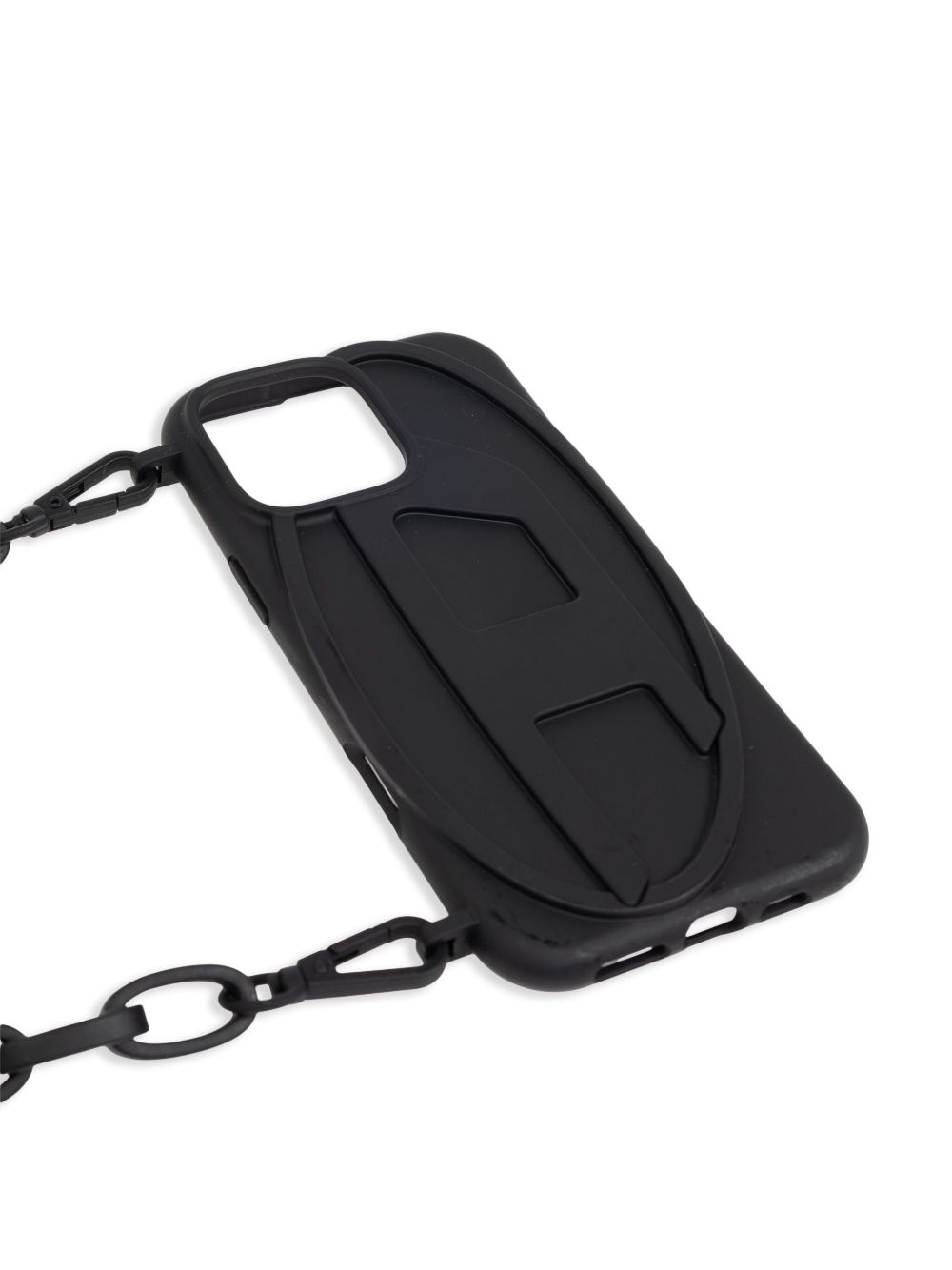 Diesel Oval D Chain Iphone 16 Pro Max Phone Case - Black