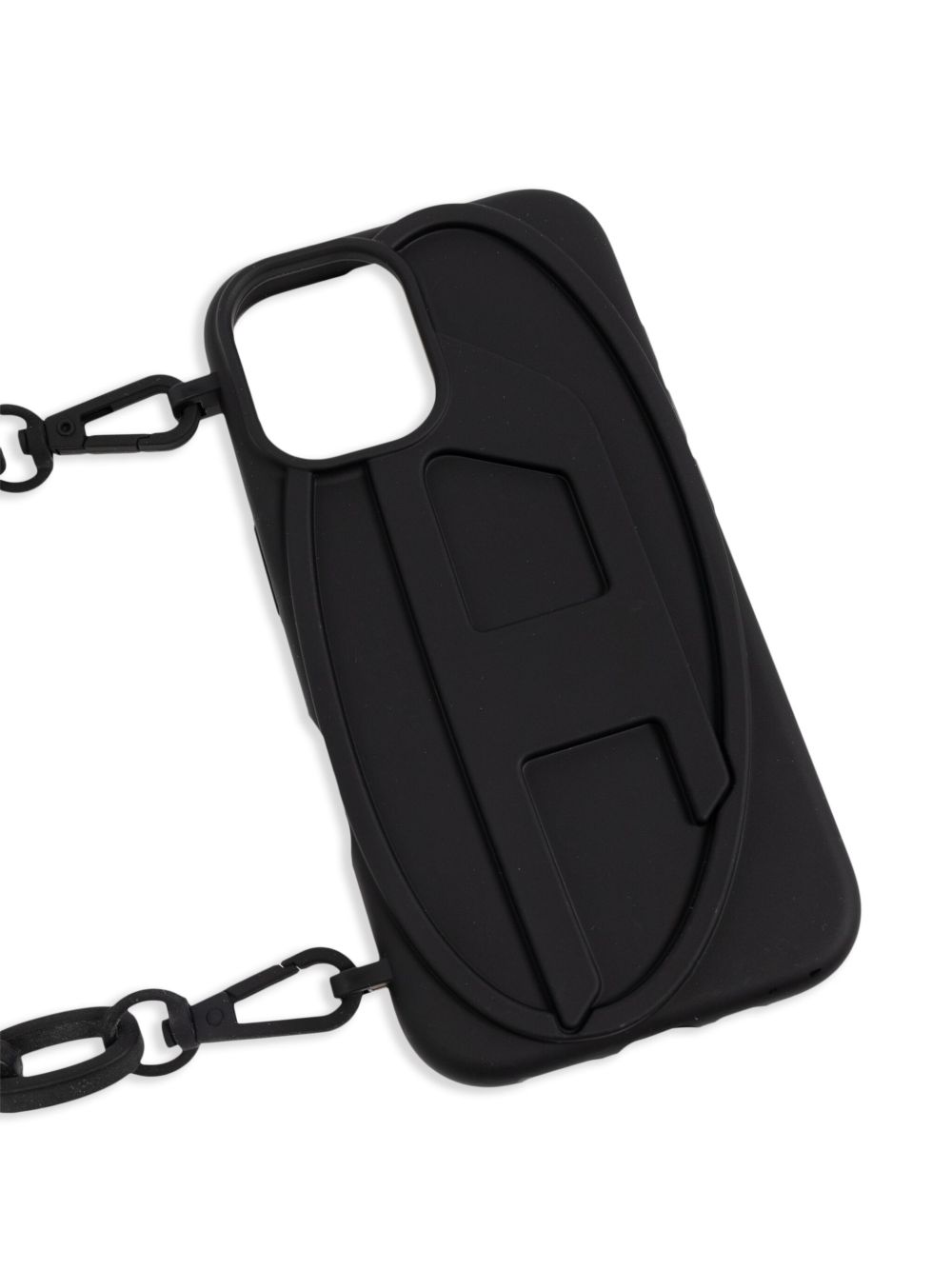 Diesel Oval D Chain Iphone 16 Case - Black | Editorialist