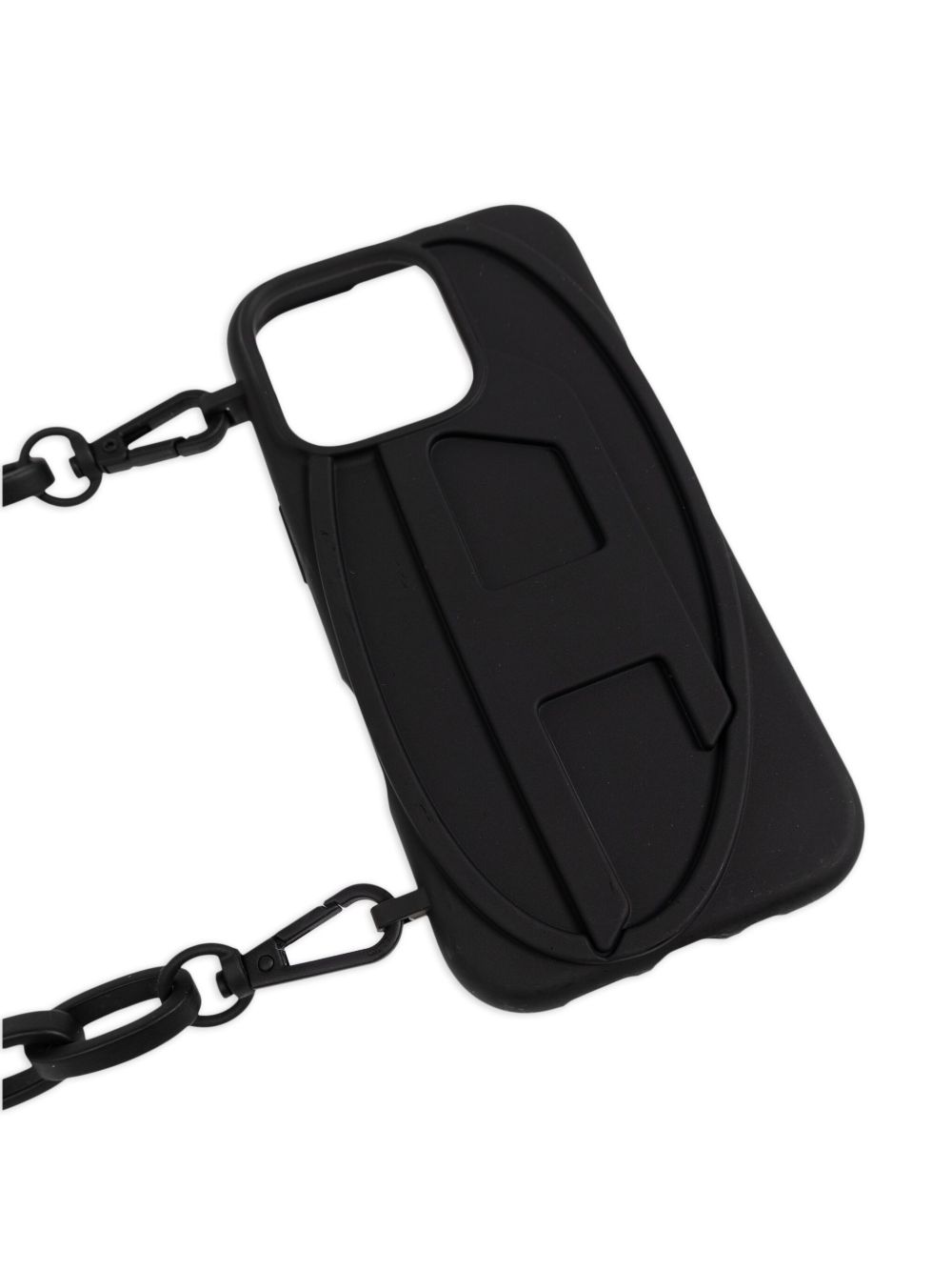Diesel Oval D Chain Iphone 16 Pro Case - Black | Editorialist
