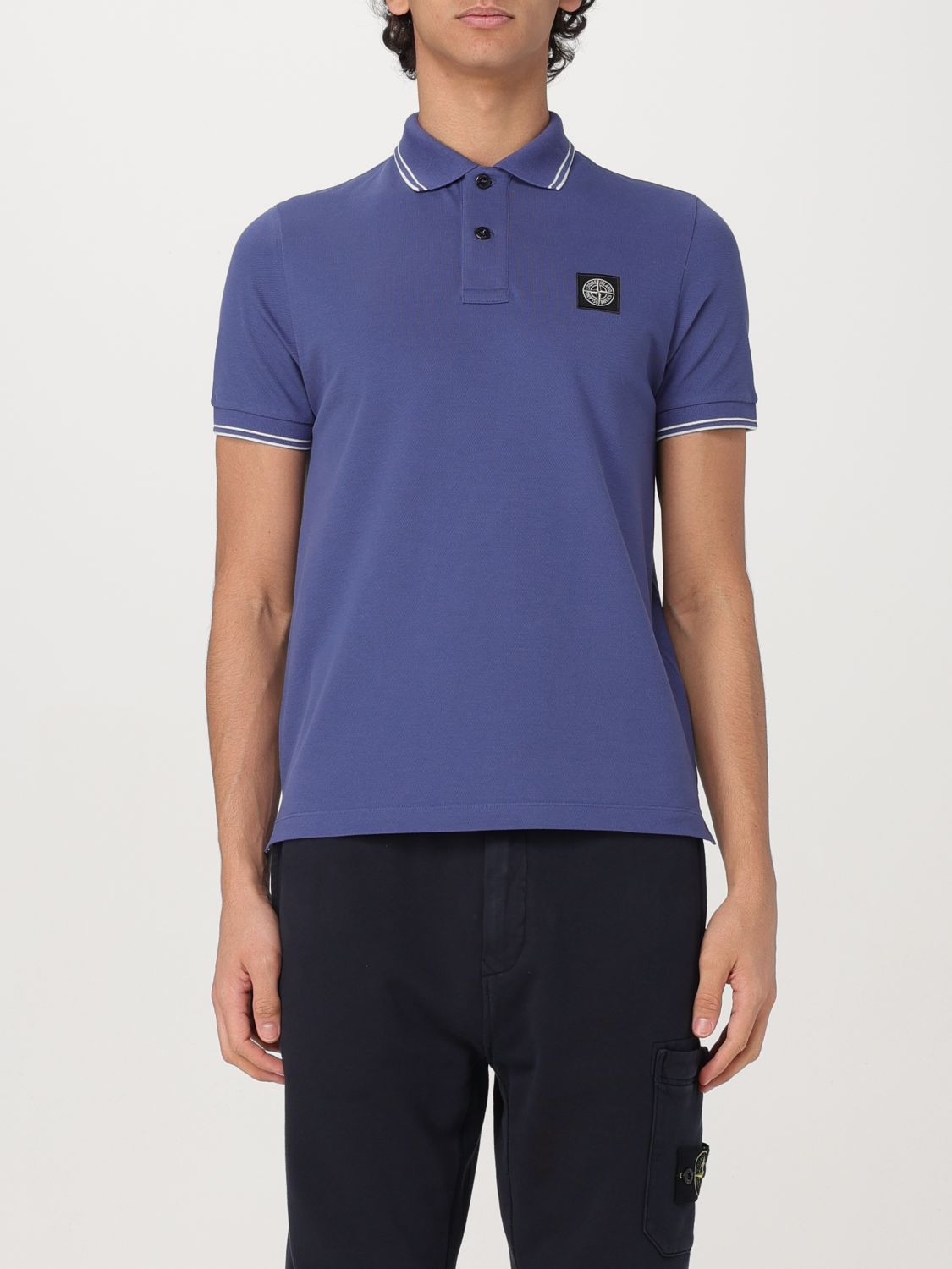 Giglio Stone Island Pink Polo Shirt Pink Stone Island Shirts For