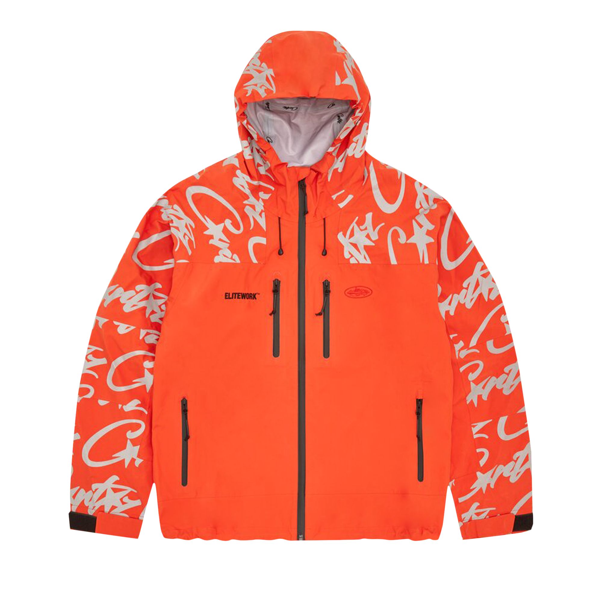 ジャケット・アウター Corteiz Waterproof Shell Jacket Corteiz Elitework* Waterproof Shell Jacket - Orange | Editorialist