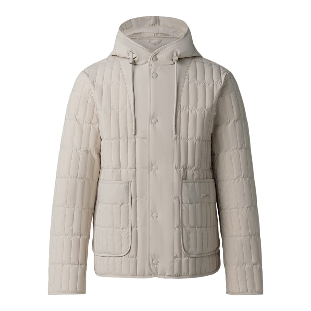 Mackage Miles Light Down Quilted Jacket In Light Camel 25% Off