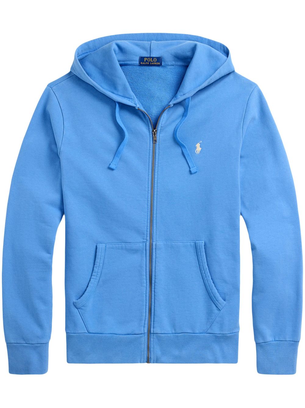 Polo Ralph Lauren zip hoodie 短丈 水色 Polo Ralph Lauren Double-Knit Full-Zip Hoodie Jacket at Hamilton