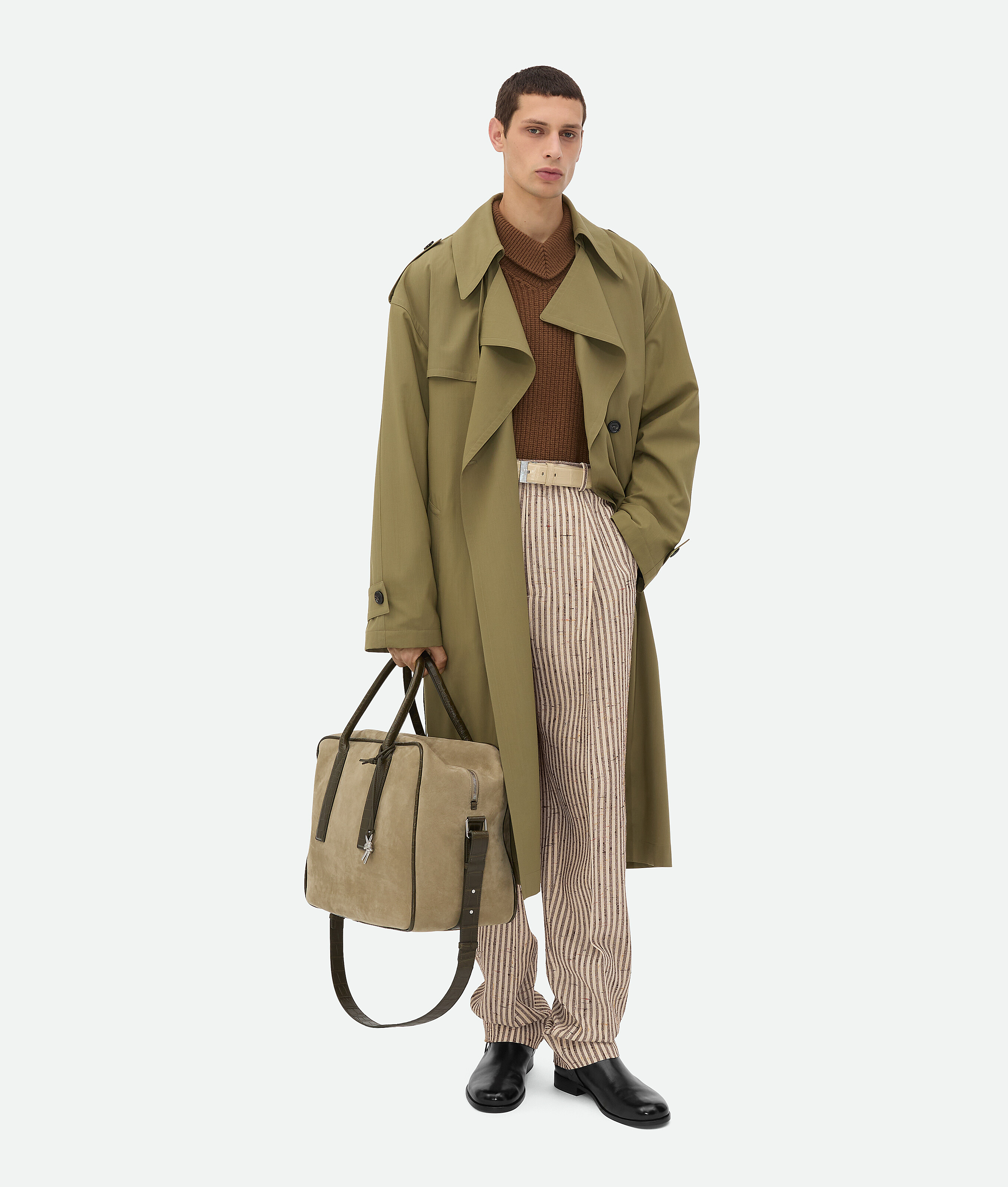 BOTTEGA VENETA Bottega Veneta Fine Wool Trench Coat