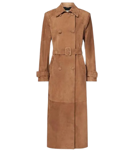 TOM FORD TOM FORD Suede Trench Coat