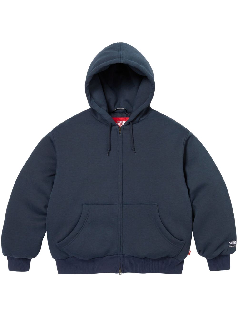 トップス Supreme/The North Face Down Zip Up Navy Supreme X The North Face Hoodie - Blue | Editorialist