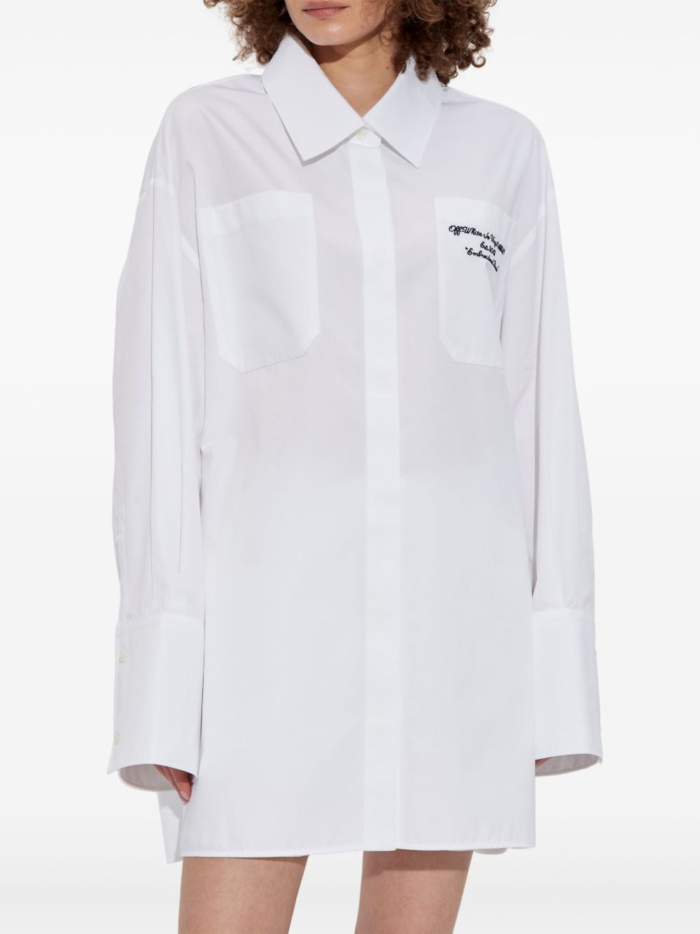 Anthropologie Embroidered Shirt Dress In Blue - 38% Off | Editorialist Anthropologie Embroidered Shirt Dress In Blue - 38% Off | Editorialist