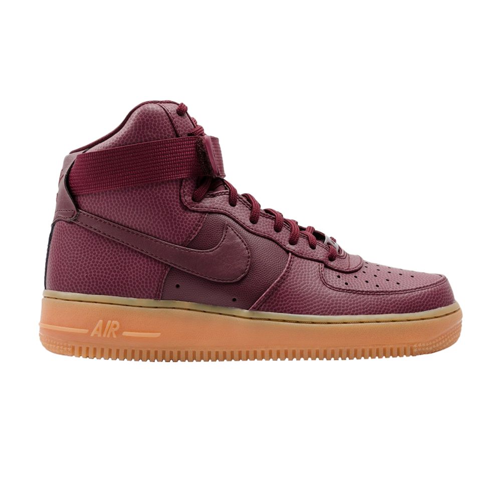 nike air force 1 high burgundy