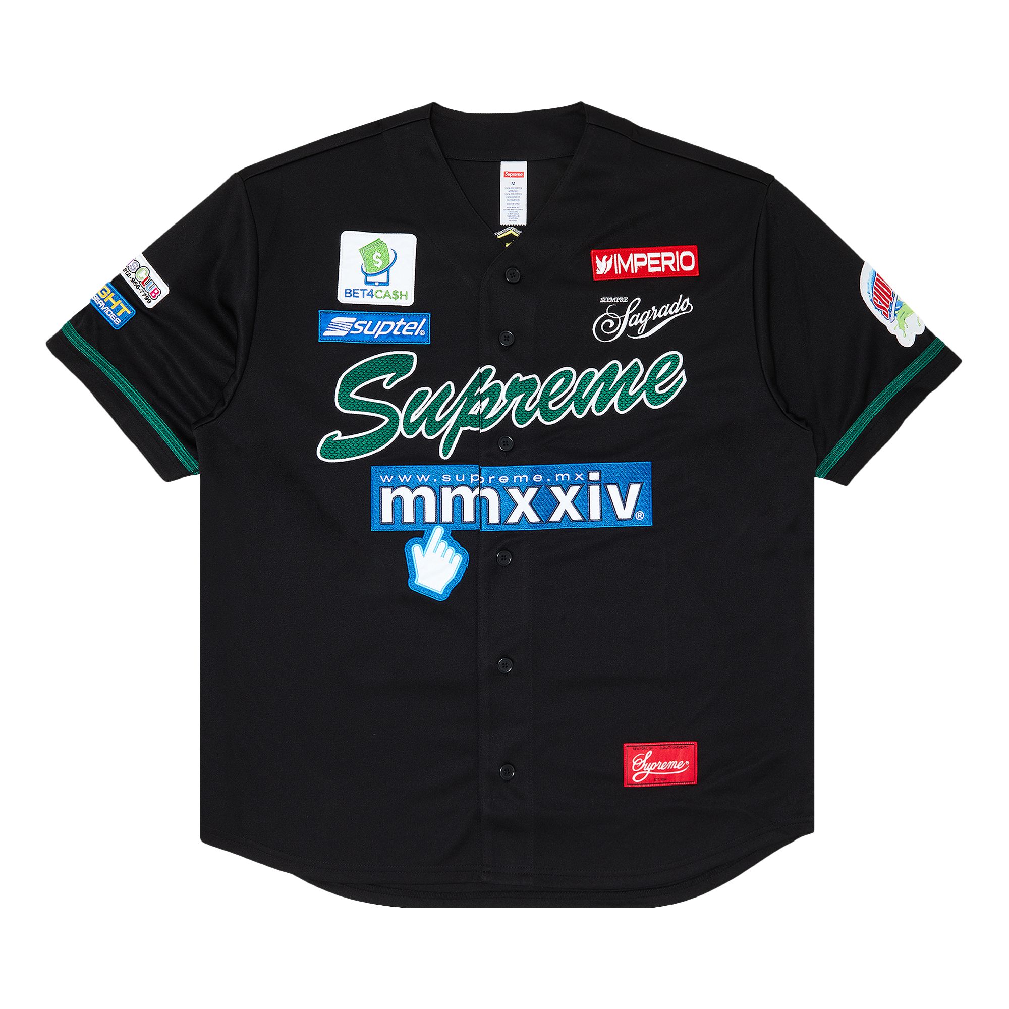 Supreme Polartec Baseball Jersey - Blue | Editorialist