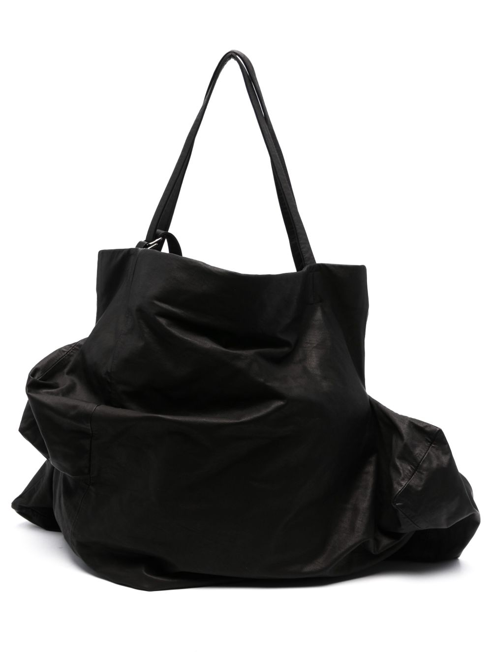 Yohji Yamamoto Unevenness Leather Tote Bag - Black | Editorialist