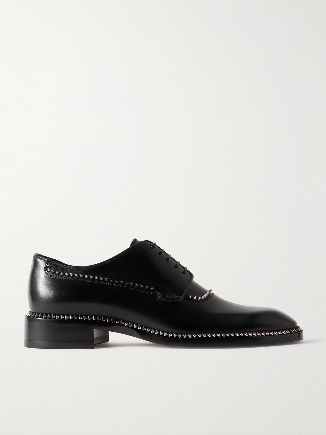 CHRISTIAN LOUBOUTIN Cocoriclou Studded Leather Derby Shoes  display picture 3
