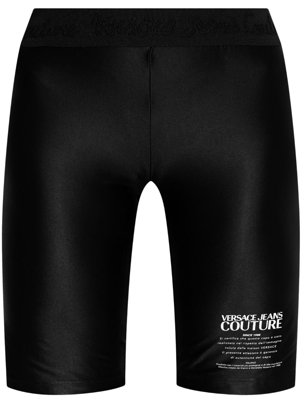 Versace Jeans Couture Sports Shorts V-Emblem In Black - 35