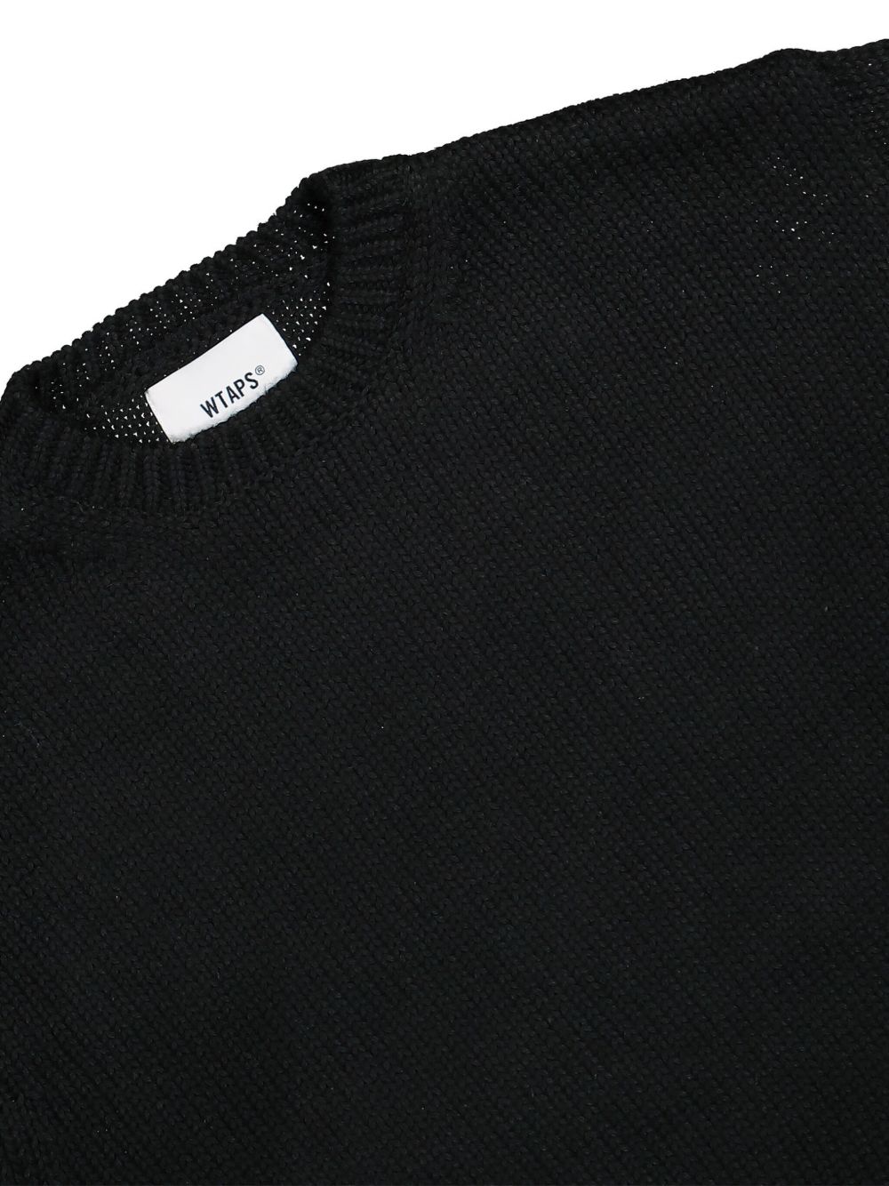 WTAPS CREW NECK 01 SWEATER 黒M ダブルタップス ブラック CREW NECK 01 SWEATER WTAPS