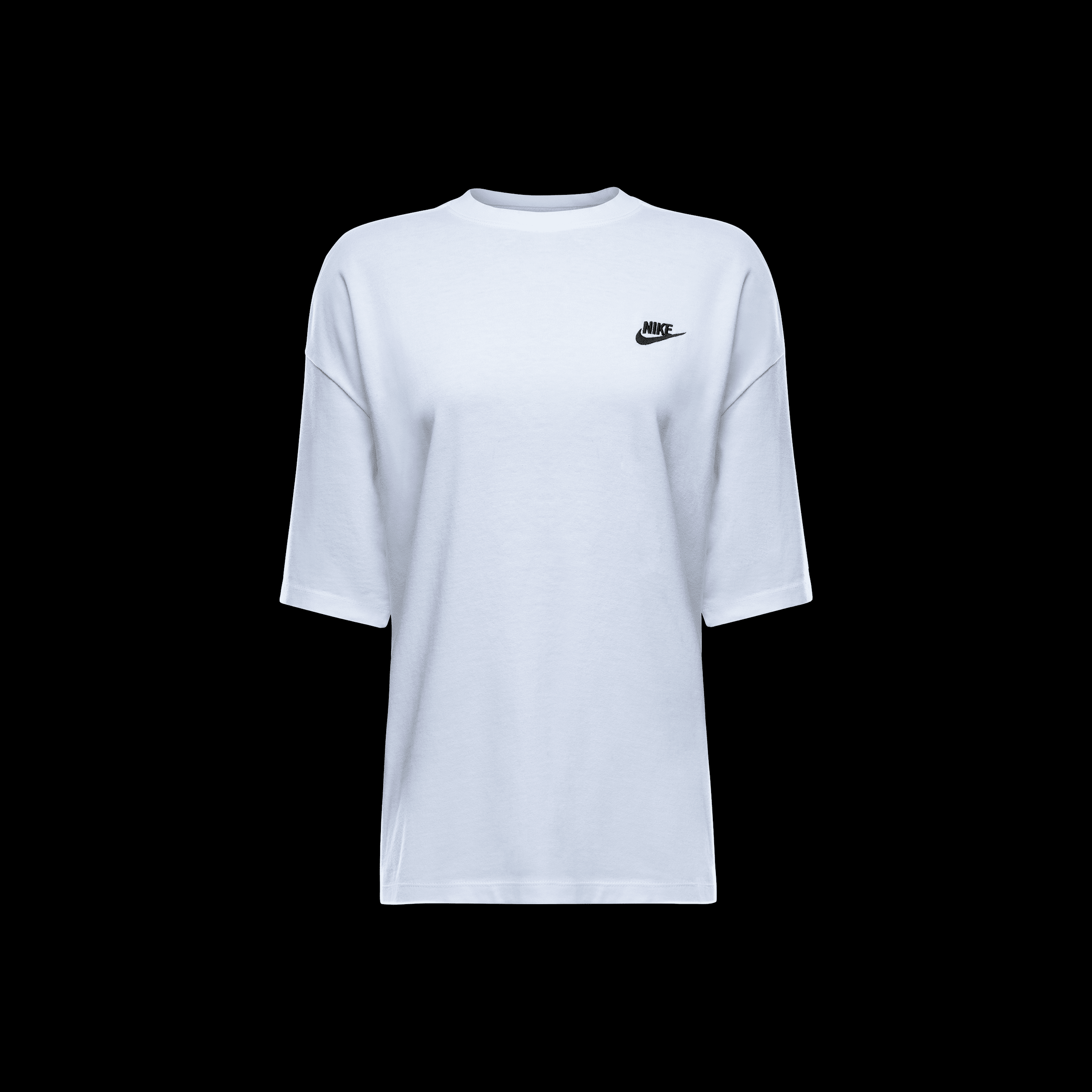 nike white oversized t shirt