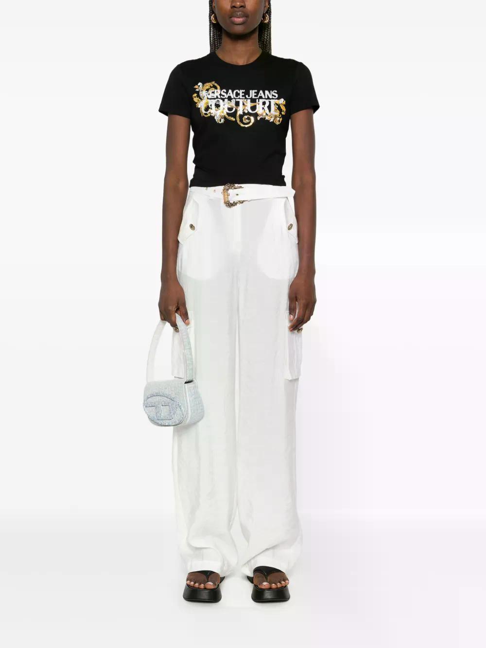 VERSACE Versace Jeans Couture Logo-Print T-Shirt