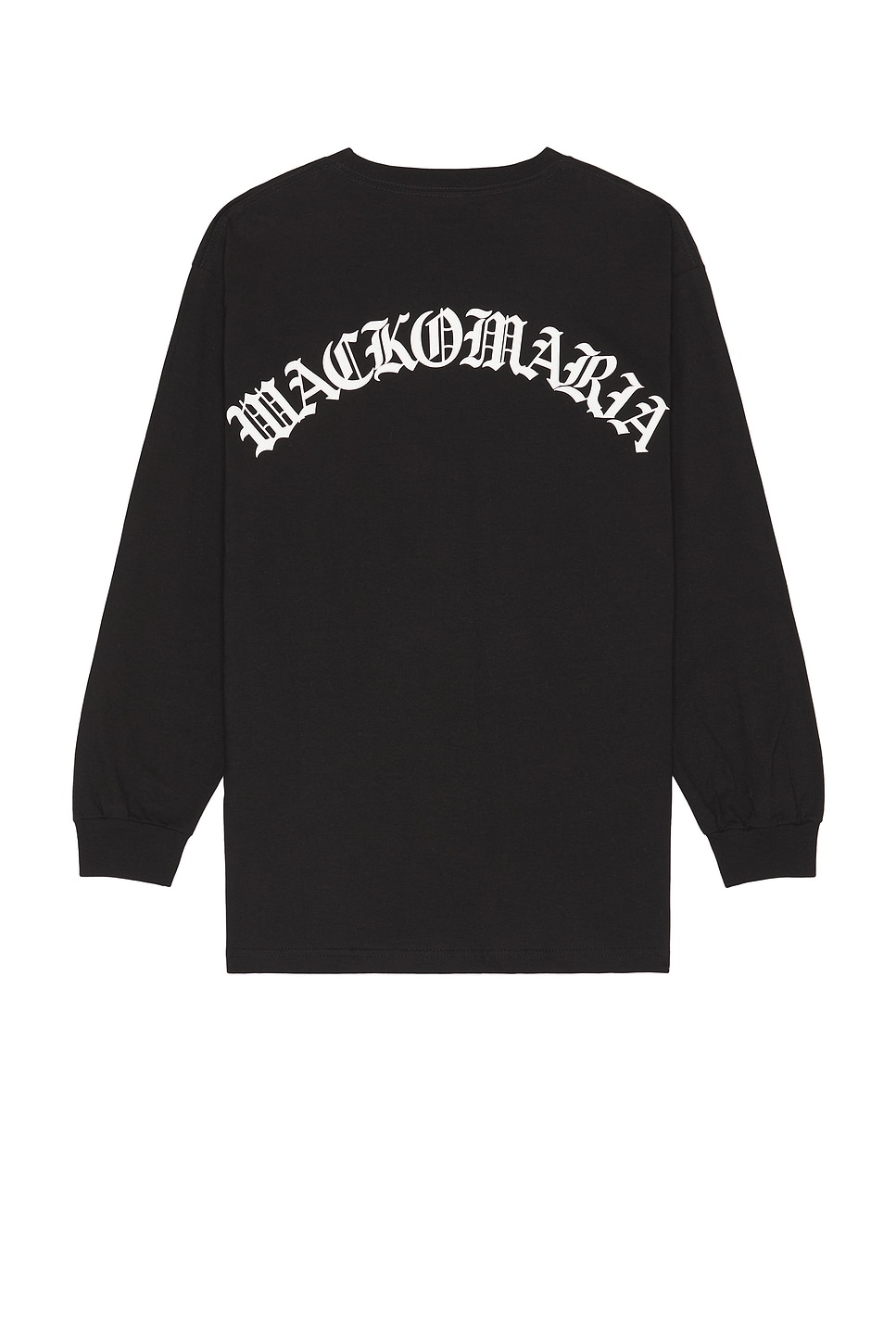 Buy WACKO MARIA Crew Neck Long Sleeve T-shirt Type-1 - Black