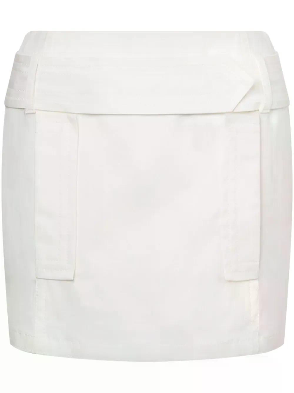 ALBERTA FERRETTI Alberta Ferretti Stretch-Cotton Mini Skirt