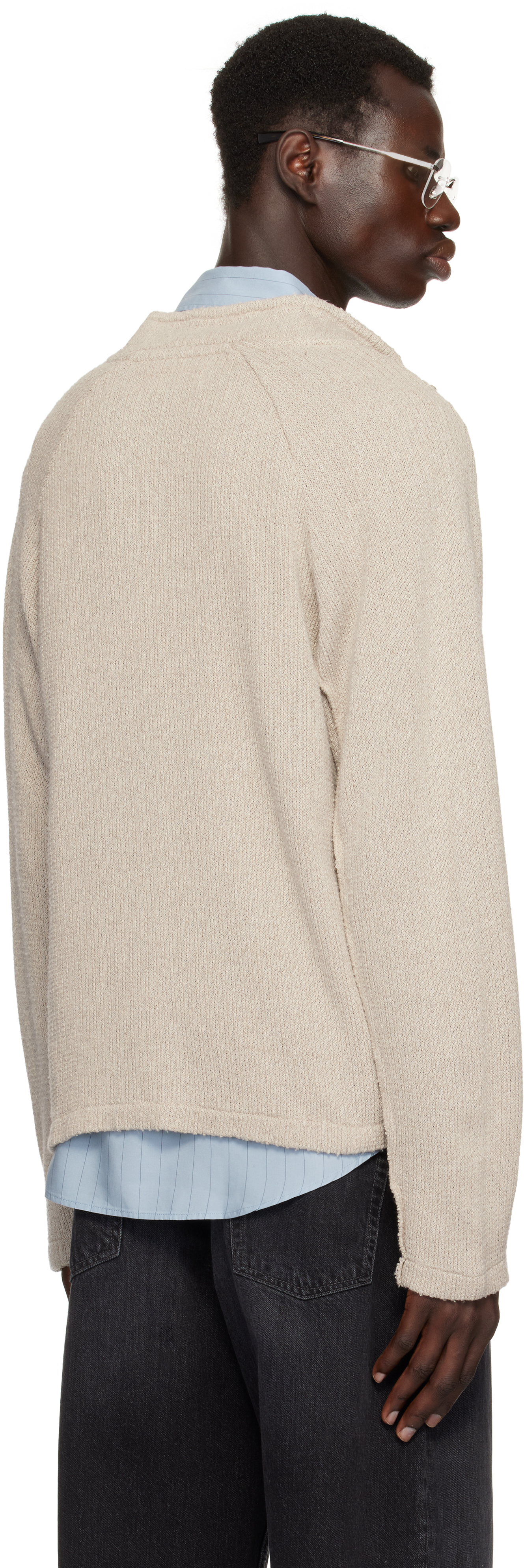 Mfpen Leisure Zip Up Sweater - Oatmeal | Editorialist