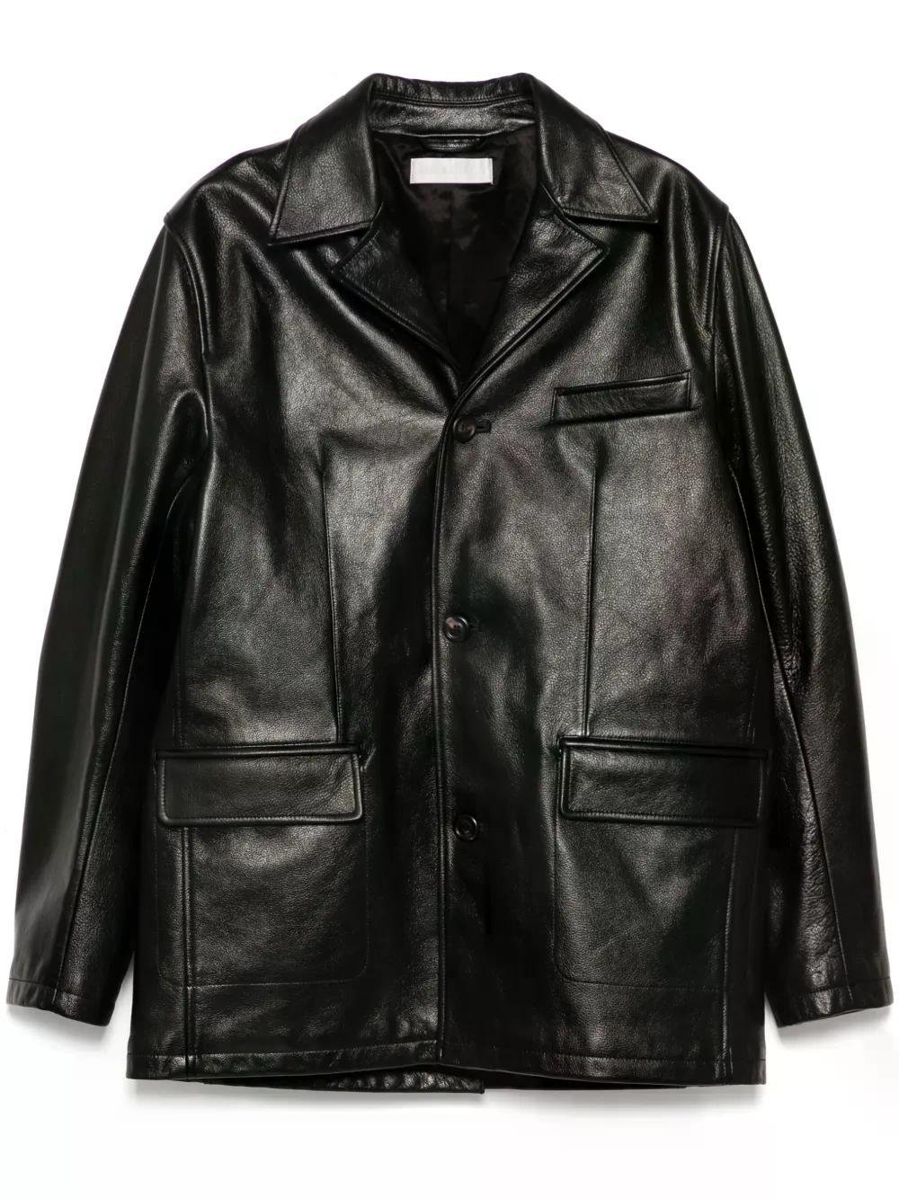 ジャケット・アウター Stussy Our legacy BLOUSON JACKET Leather Our Legacy - Blouson Jacket Black Leather