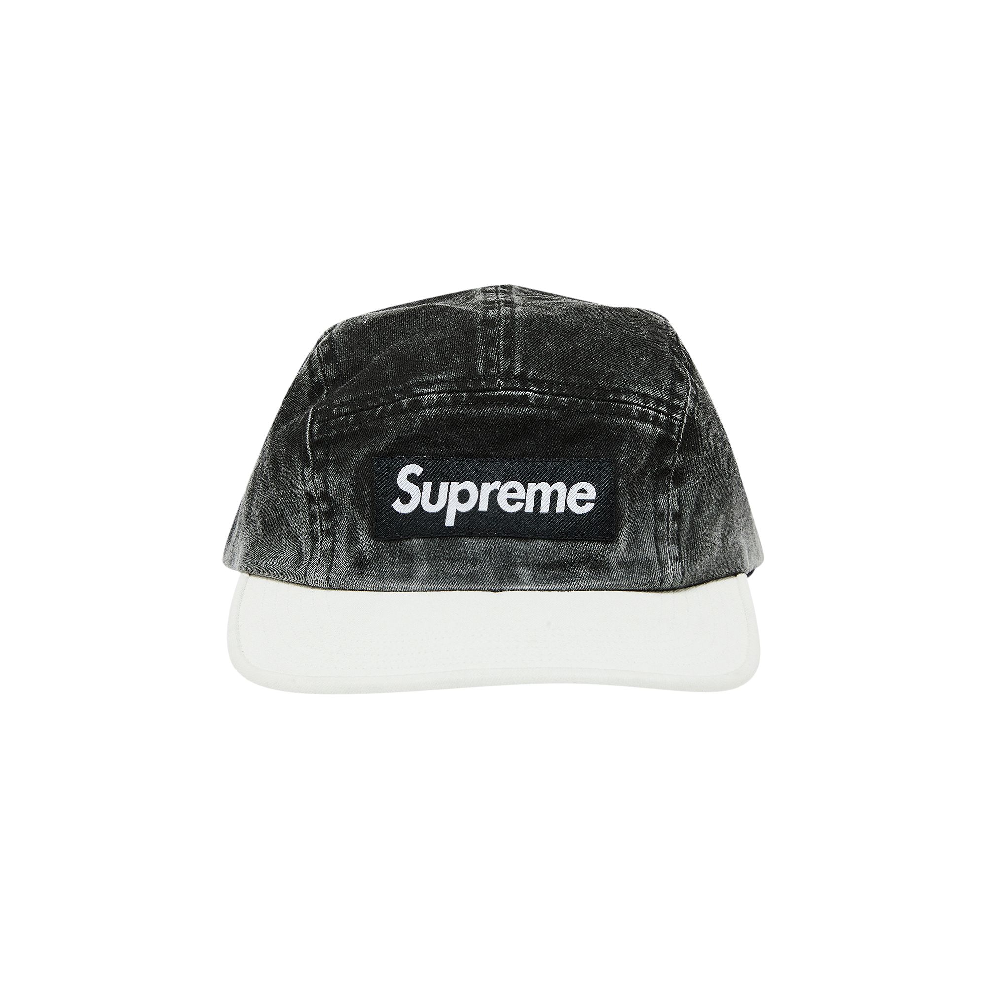 Supreme Pigment 2-Tone Camp Cap - Black | Editorialist