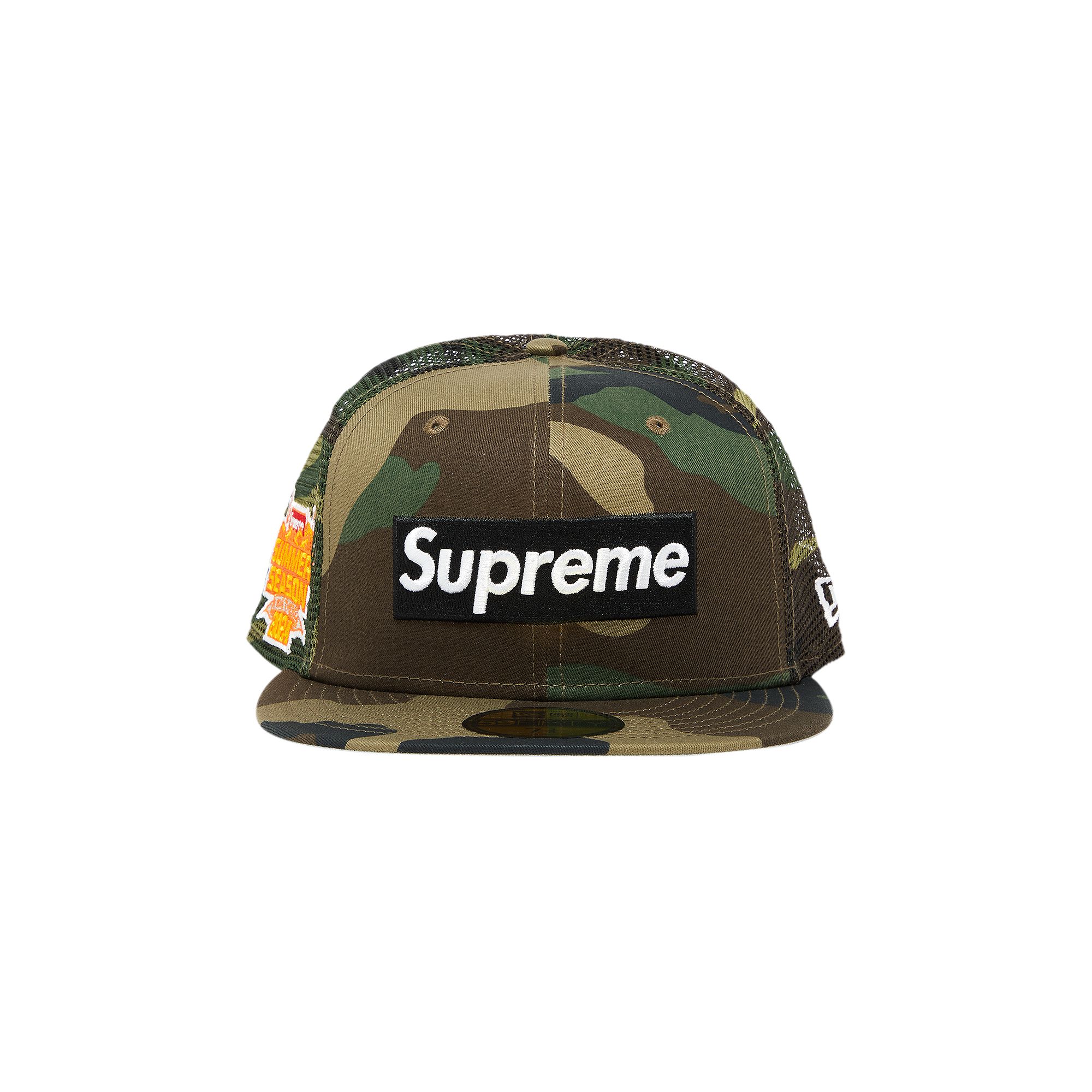 Supreme Box Logo Mesh Back New Era Cap - Multicolor | Editorialist