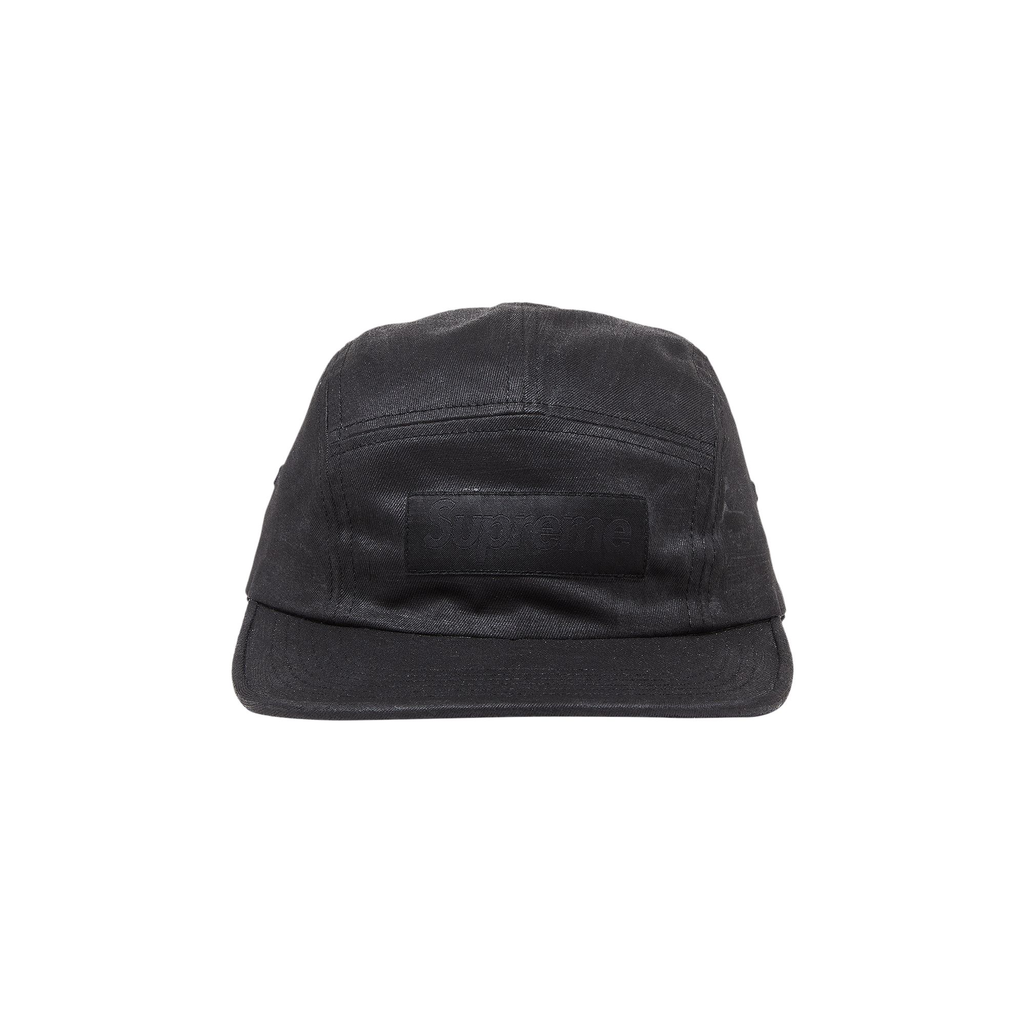Supreme X Mm6 Maison Margiela Painted Camp Cap - Black | Editorialist