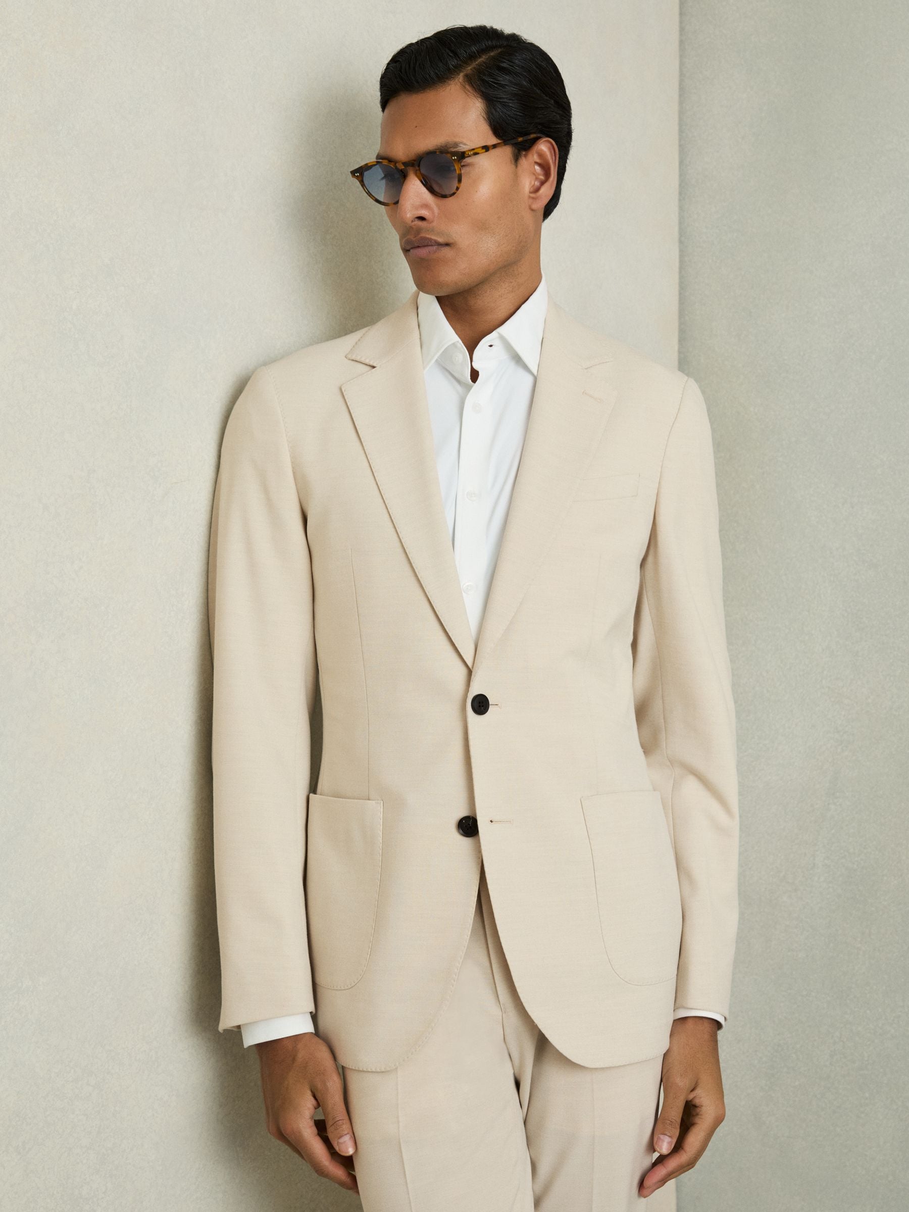 REISS Reiss Belmont Single-Breasted Wool Blend Waistcoat
