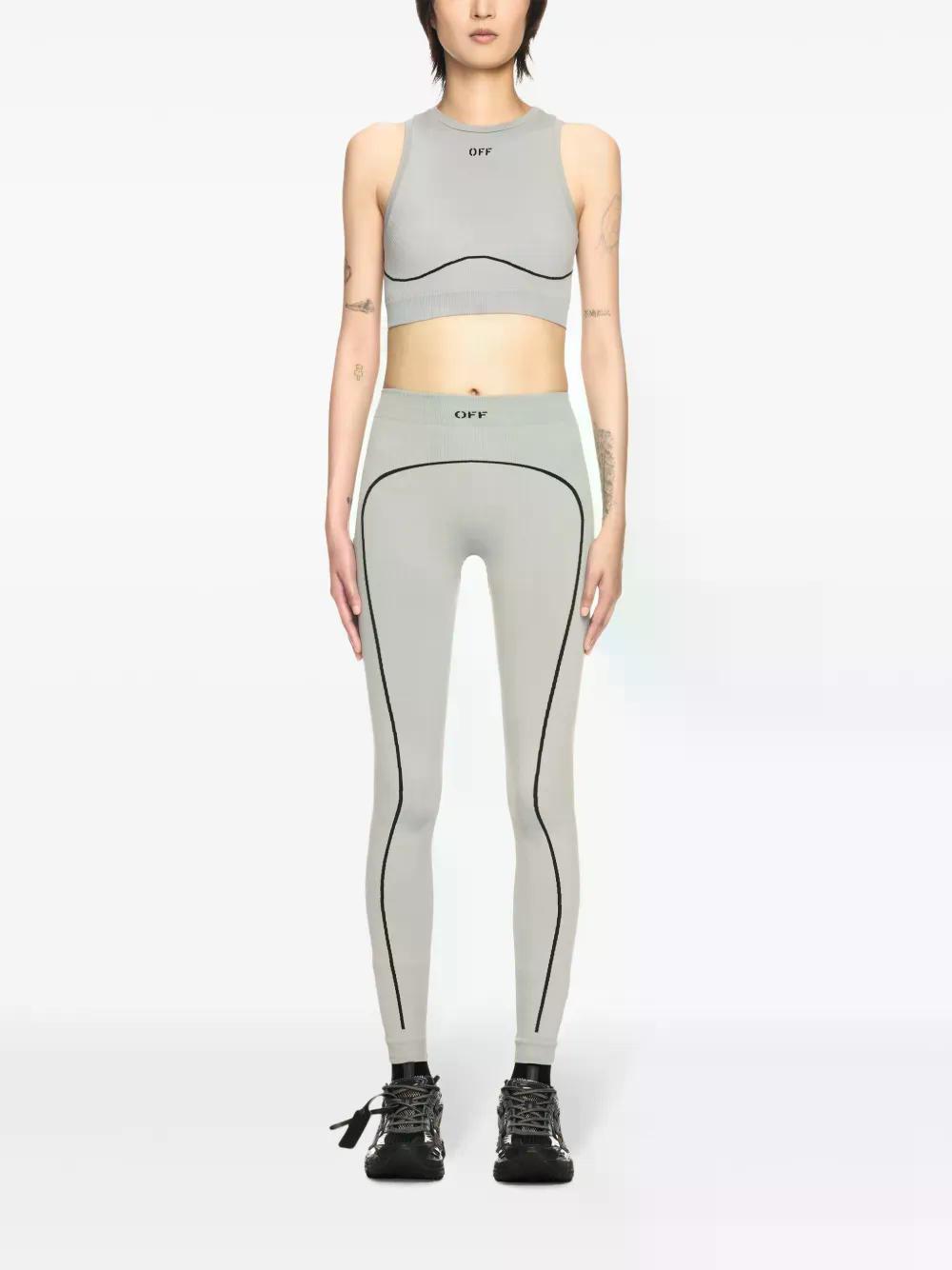 OFF-WHITE off stamp leggings