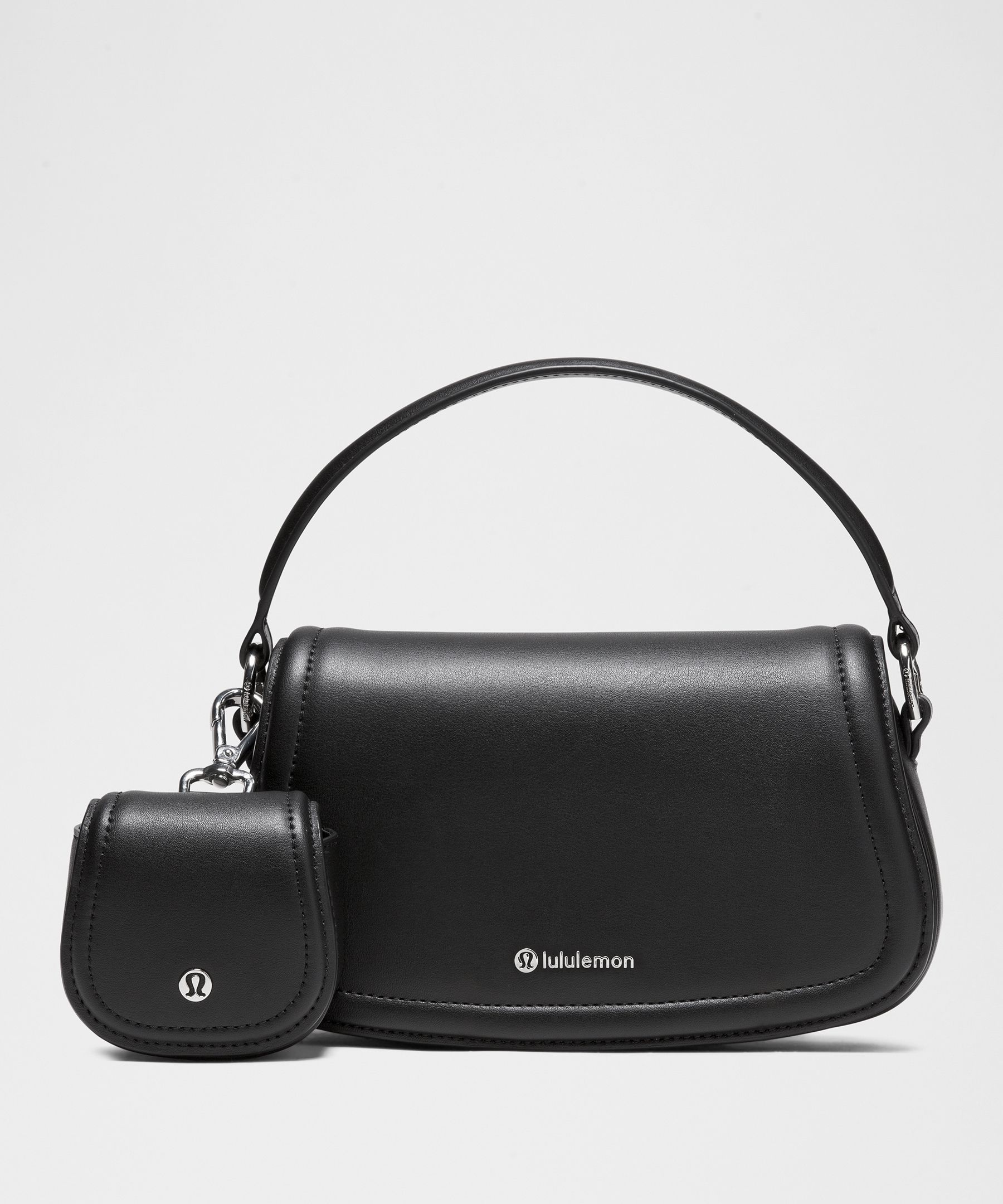 Lululemon Leather Alternative Mini Bag 1.2l - Black/Silver | Editorialist