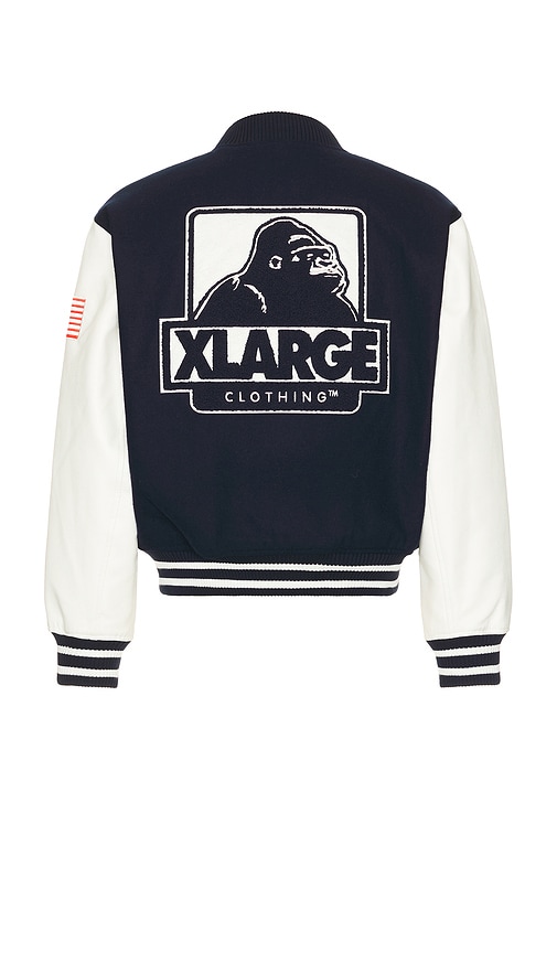 Xlarge Og Logo Varsity Jacket In Navy - 70% Off | Editorialist