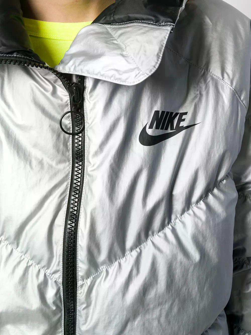 nike metallic coat