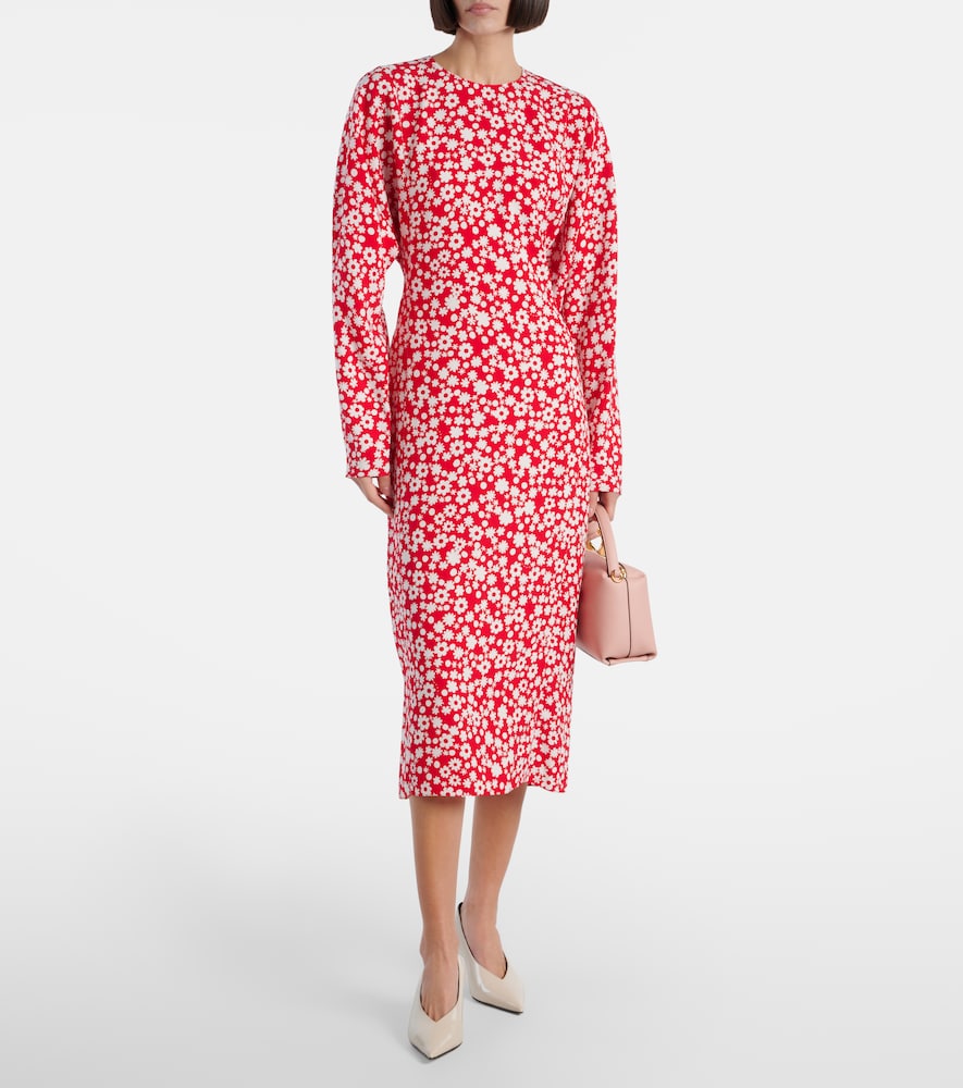 MARNI Marni Floral Print Midi Dress