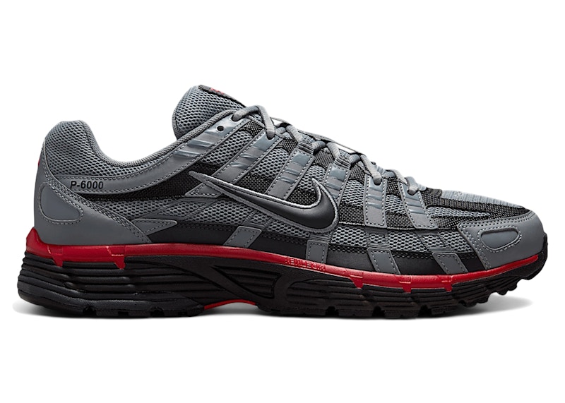 Nike P6000 - Cool Grey/Black/University Red | Editorialist