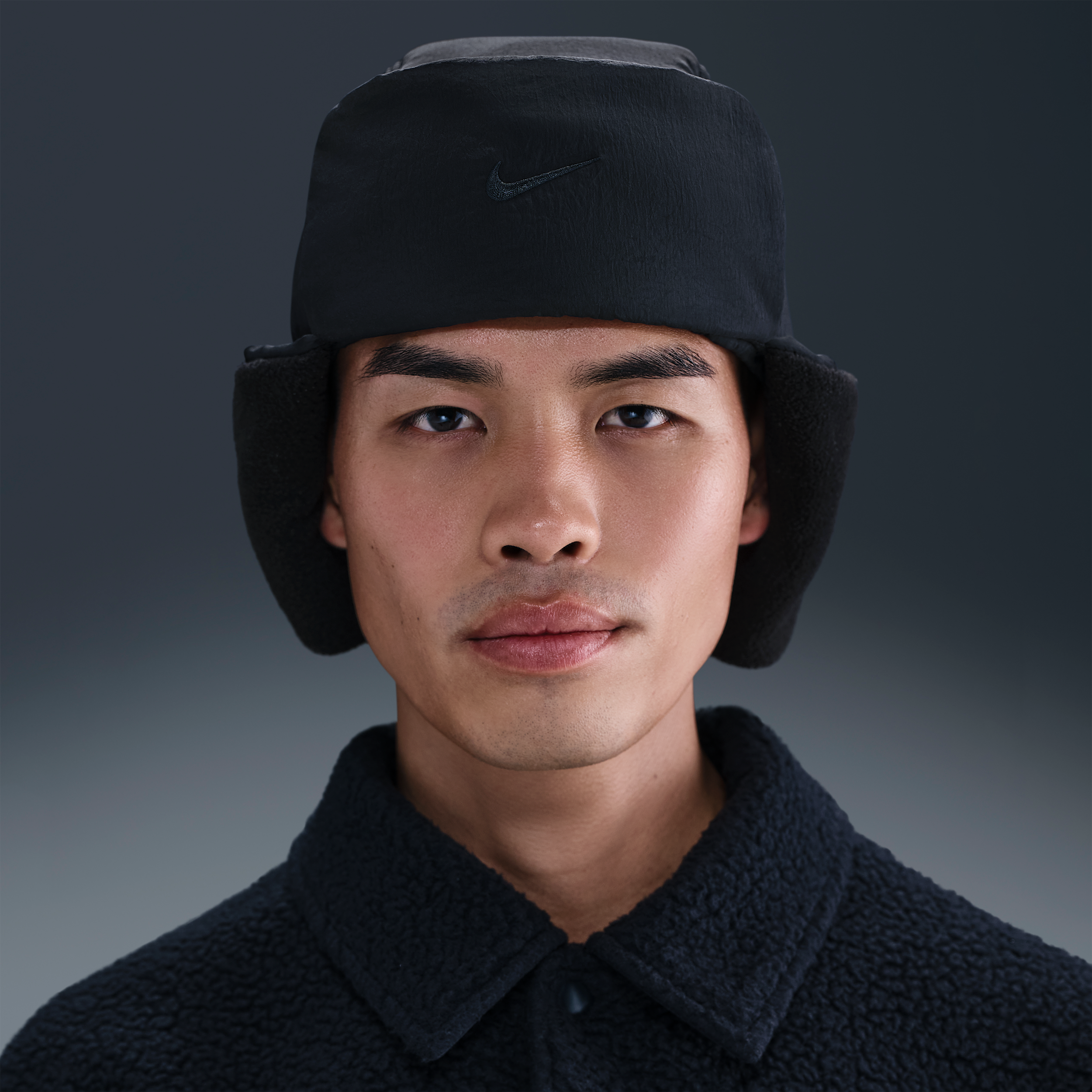 StüSsy Trapper Ripstop Cap - Black | Editorialist